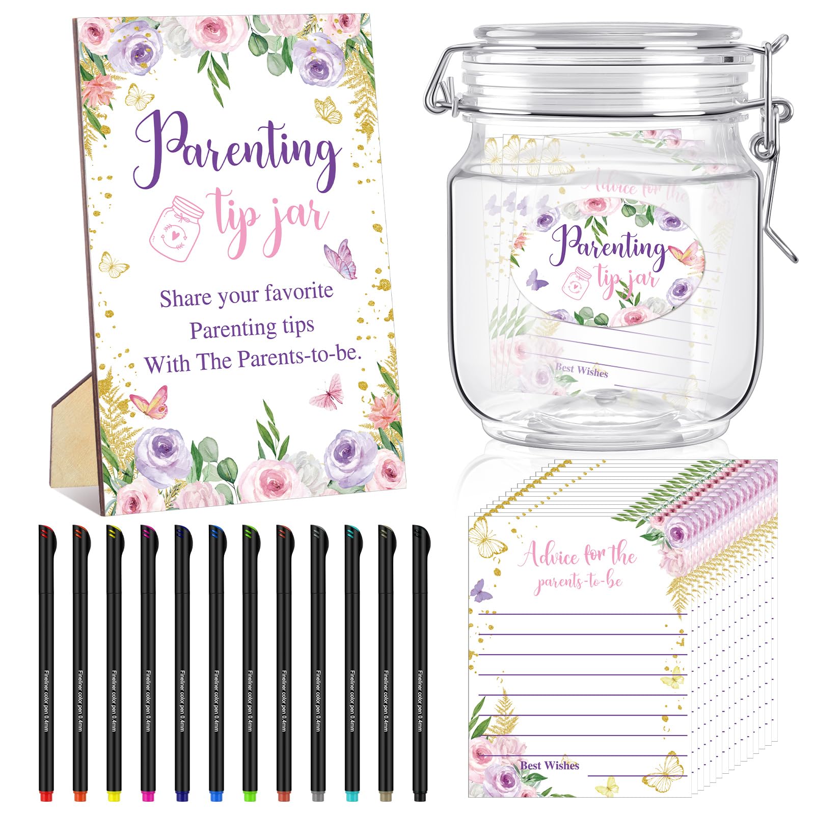 Amazon.com: Suzile 76 Pcs Baby Shower Game Prizes Advice Baby Shower to ...