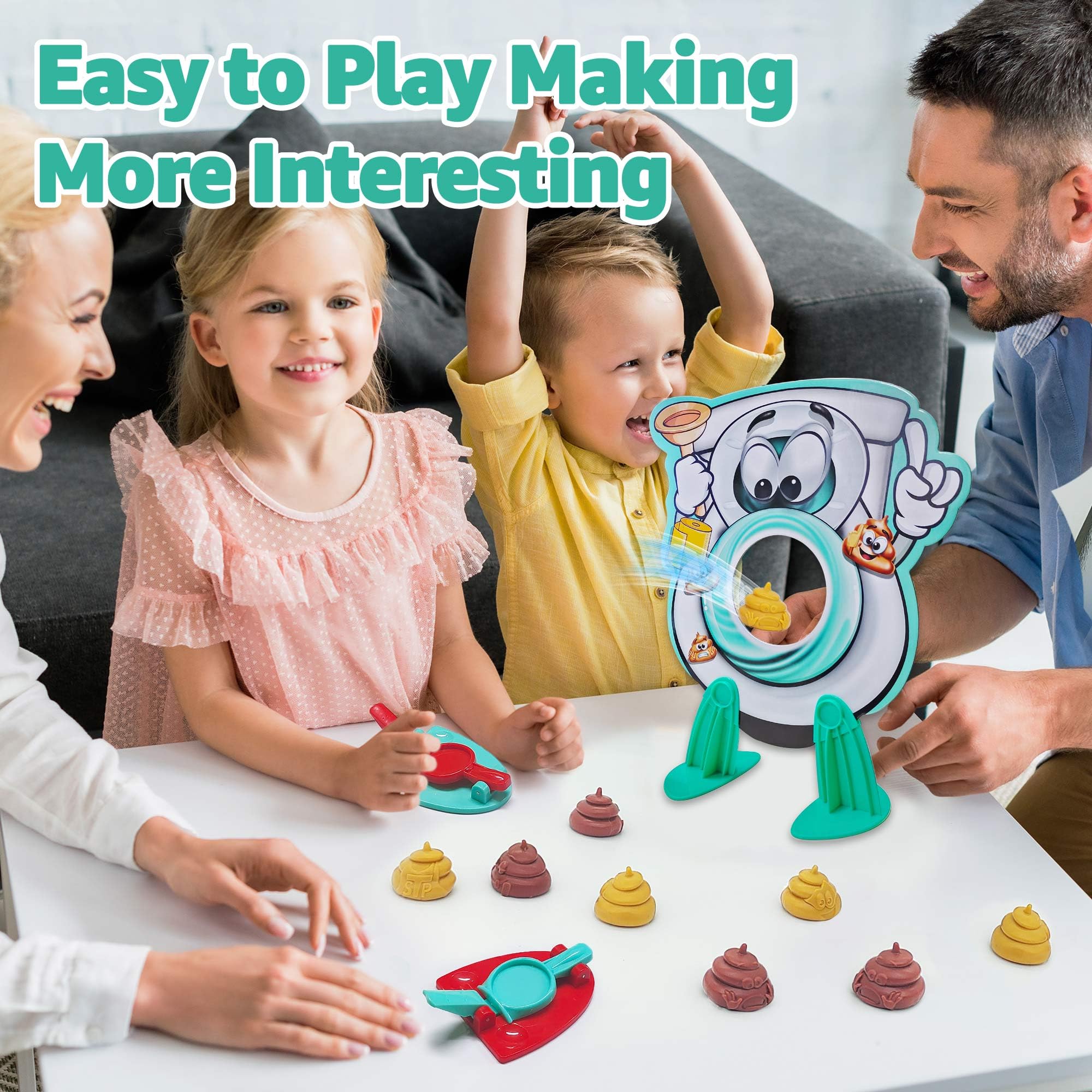 Snapklik.com : Poop Family Game - Funny Shooting Game - Fast And ...
