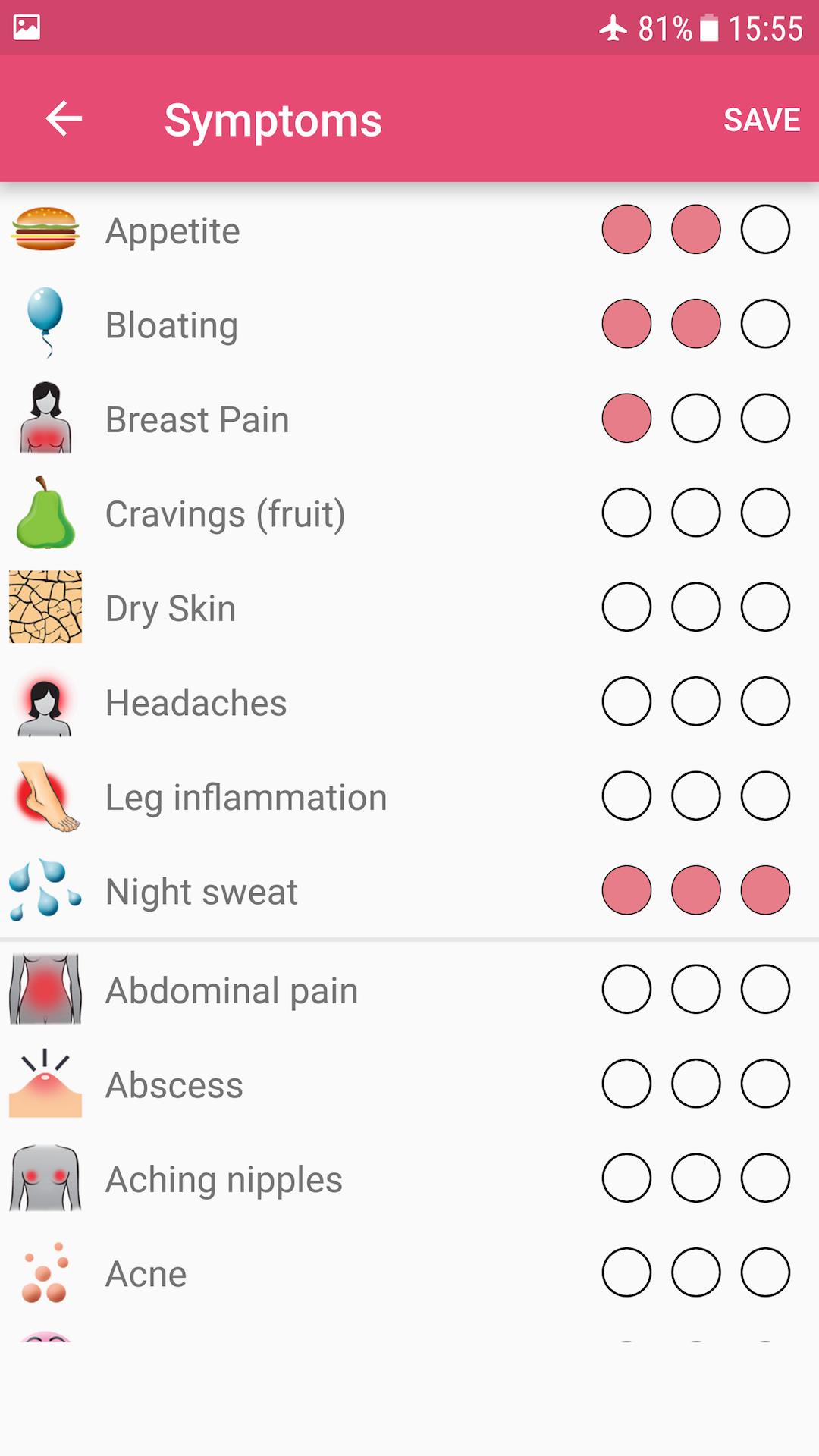 Calendário WomanLog - Aplicativo na Amazon Appstore