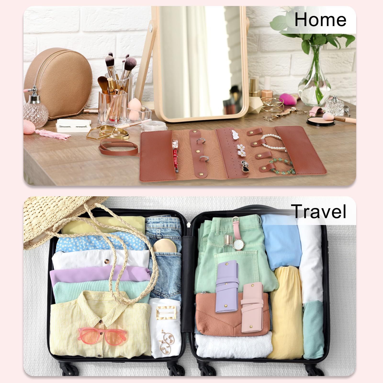 Portable Jewelry Storage Igadgitz Travel Jewelry Organizer - Foldable ...