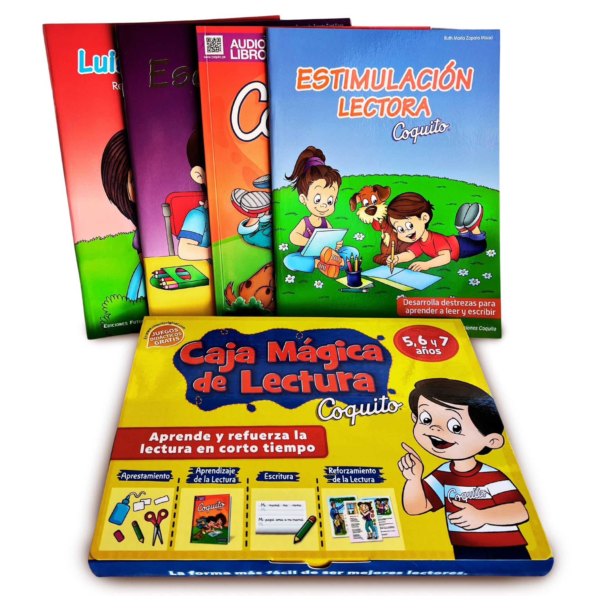 Caja Mágica de Lectura con Escritura Ligada - Método Coquito completo y ...