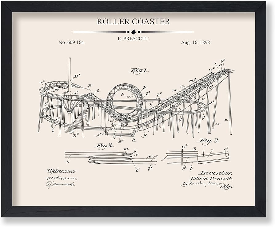 Roller Coaster Loop Drawing