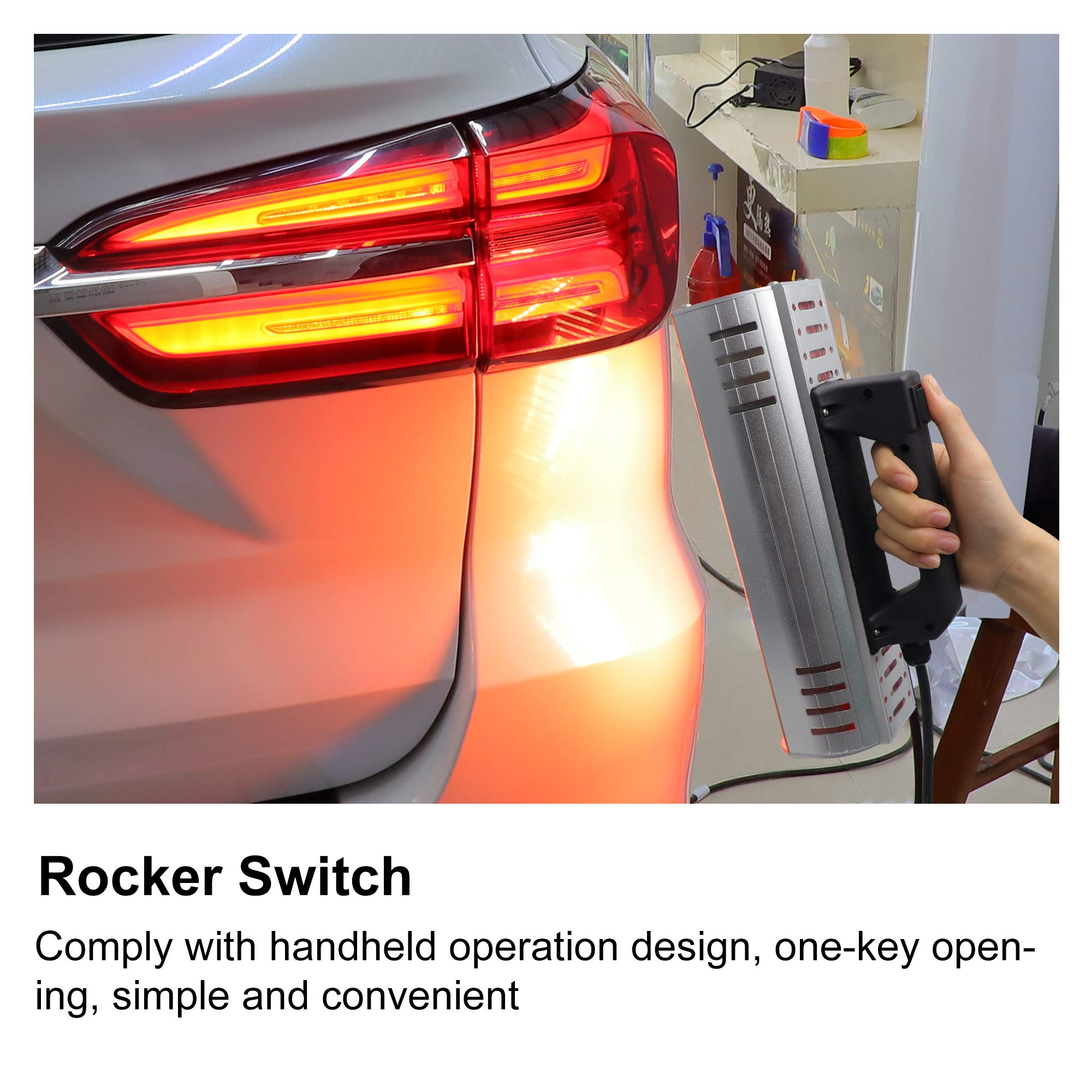 DATOUBOSS Infrared Paint Curing Lamp 1000W Infrared Paint Dryer IR Lamp ...