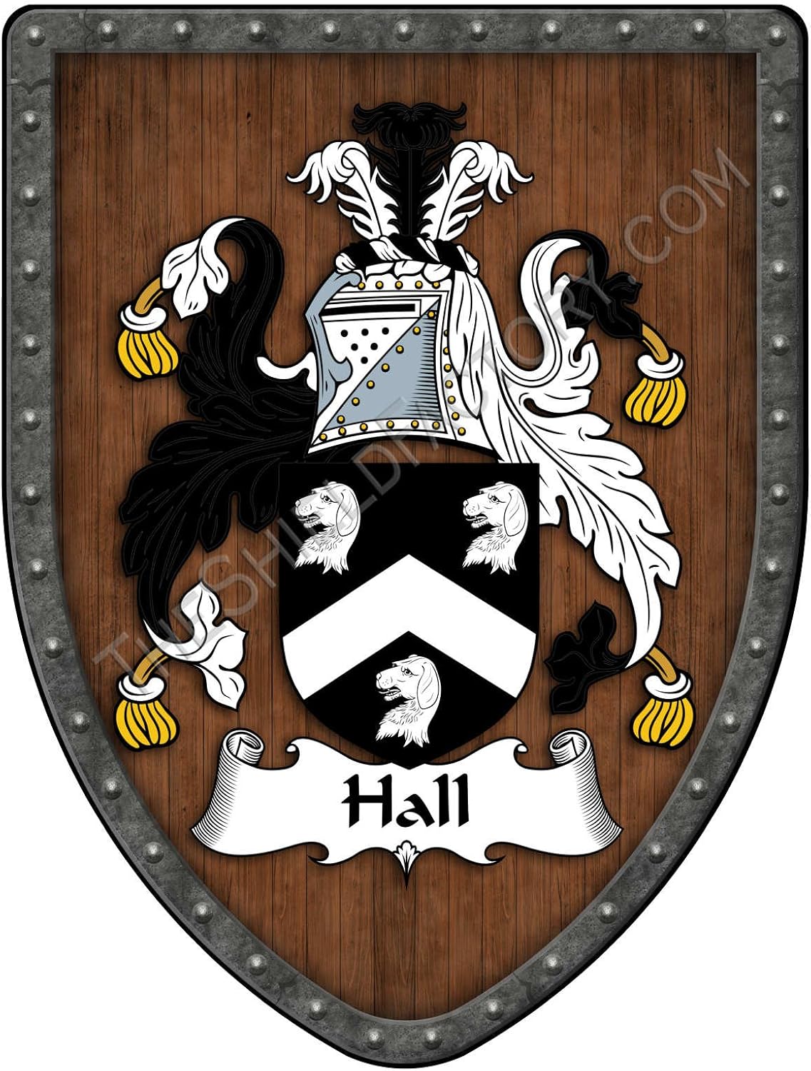 Amazon.com: Hall Family Crest Custom Coat of Arms, Family Ancestry and ...