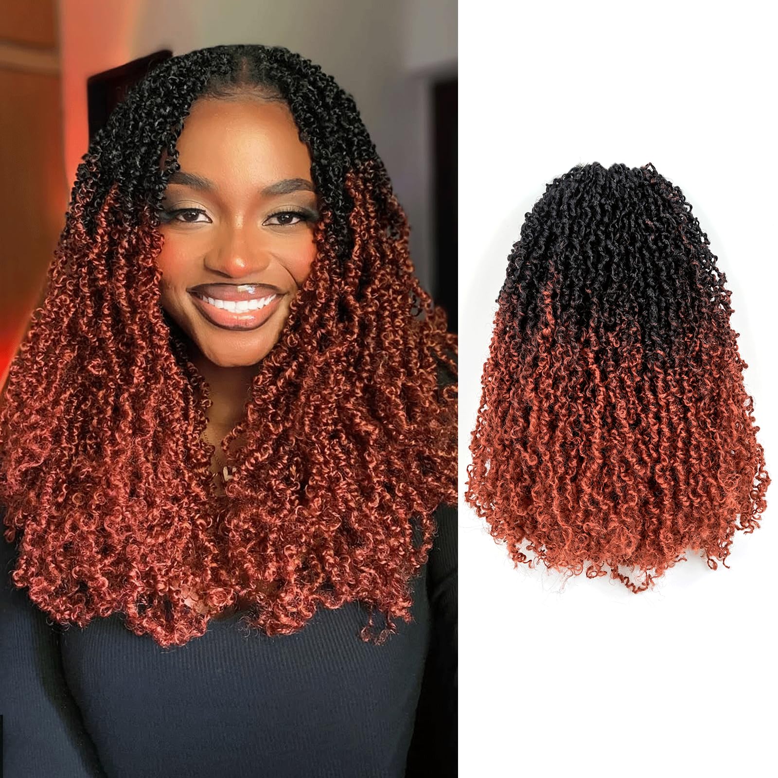 Amazon.com : Toyotress Yanky Twist Crochet Hair - 16 Inch 8 Packs (30 ...