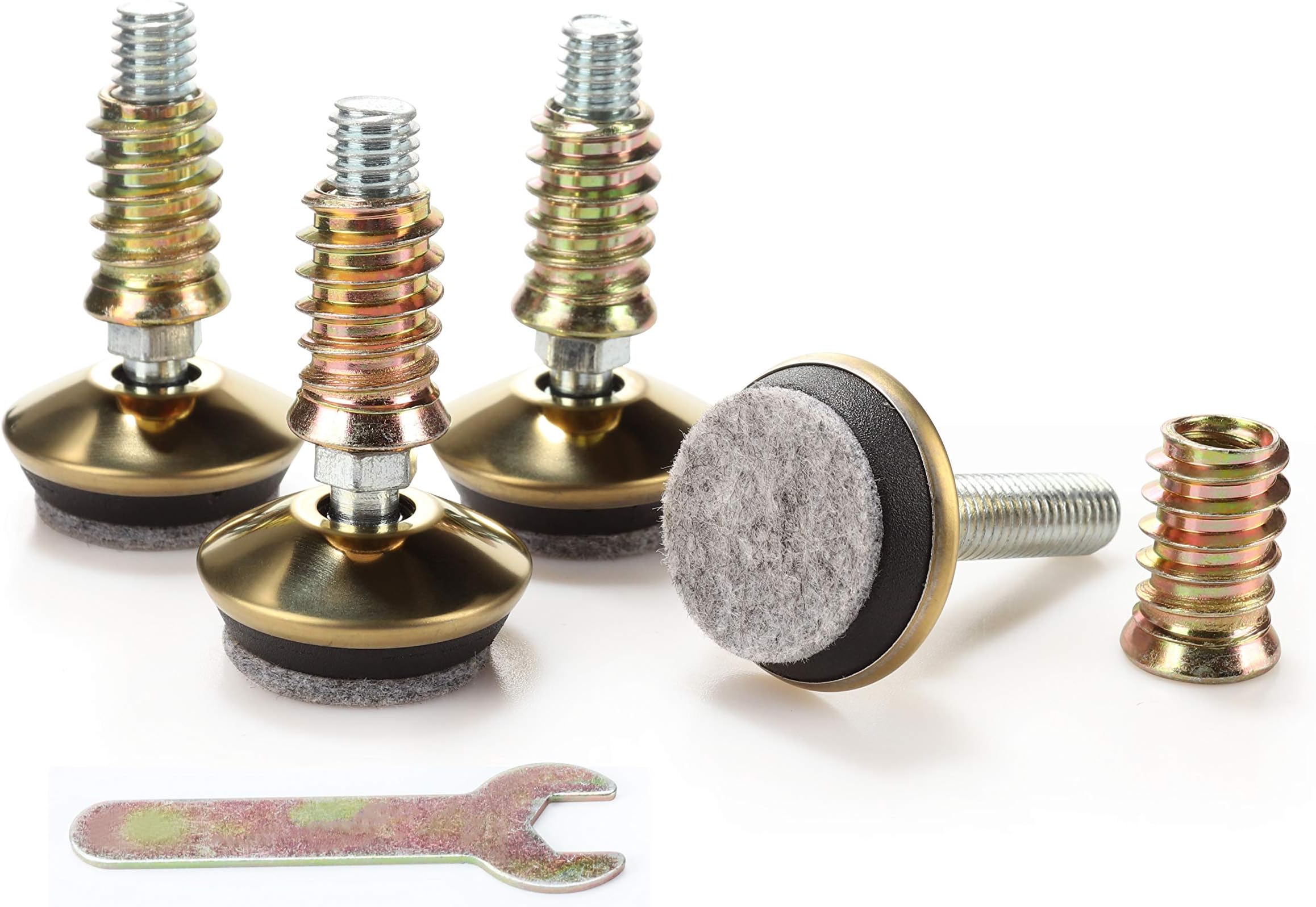 Amazon.com: Hot Favorable Swivel Furniture Levelers - Adjustable ...