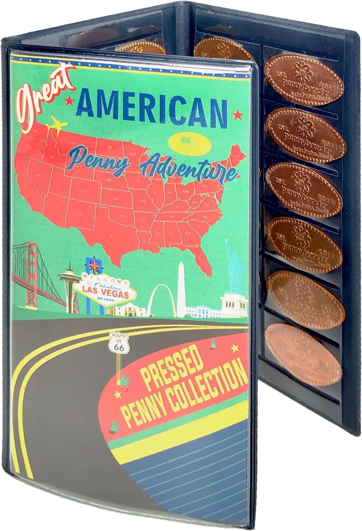 Amazon.com: Pennybandz Penny Passport to My Penny Adventures - Pressed ...