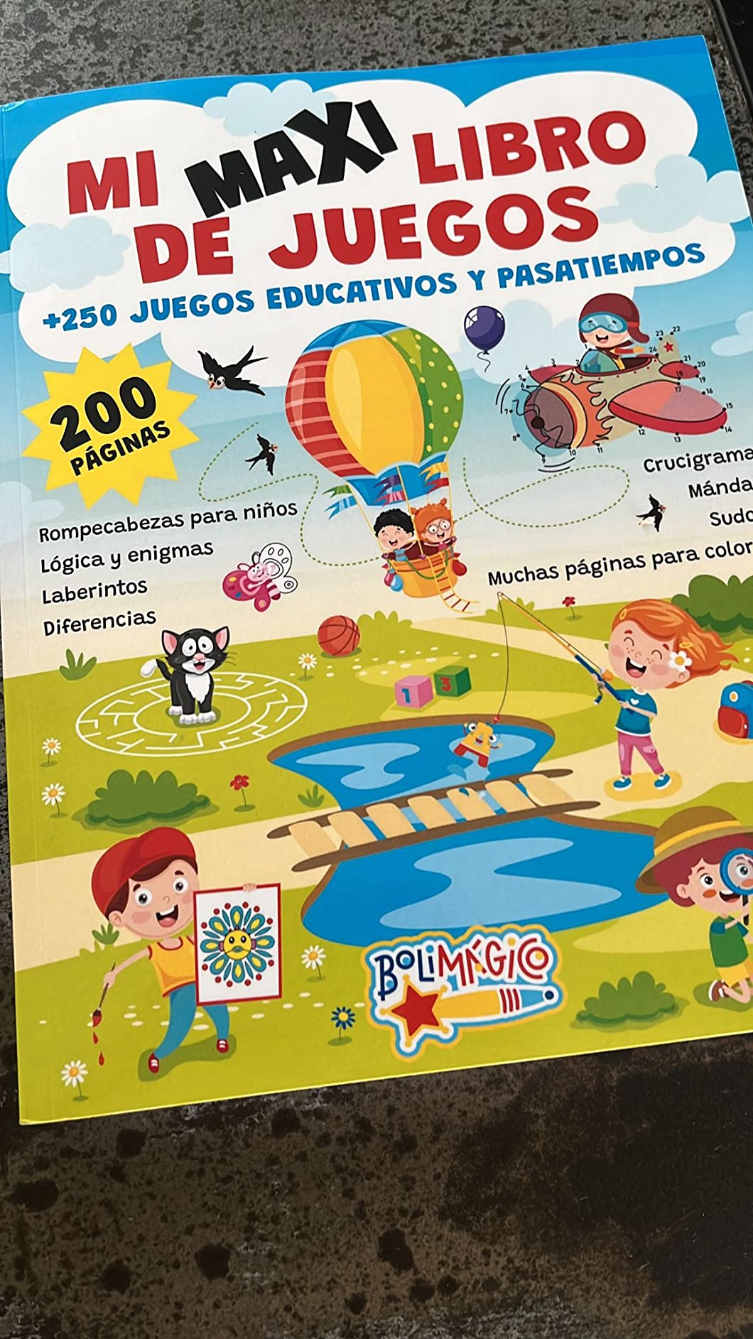MI MAXI LIBRO DE JUEGOS. +250 JUEGOS EDUCATIVOS Y PASATIEMPOS ...