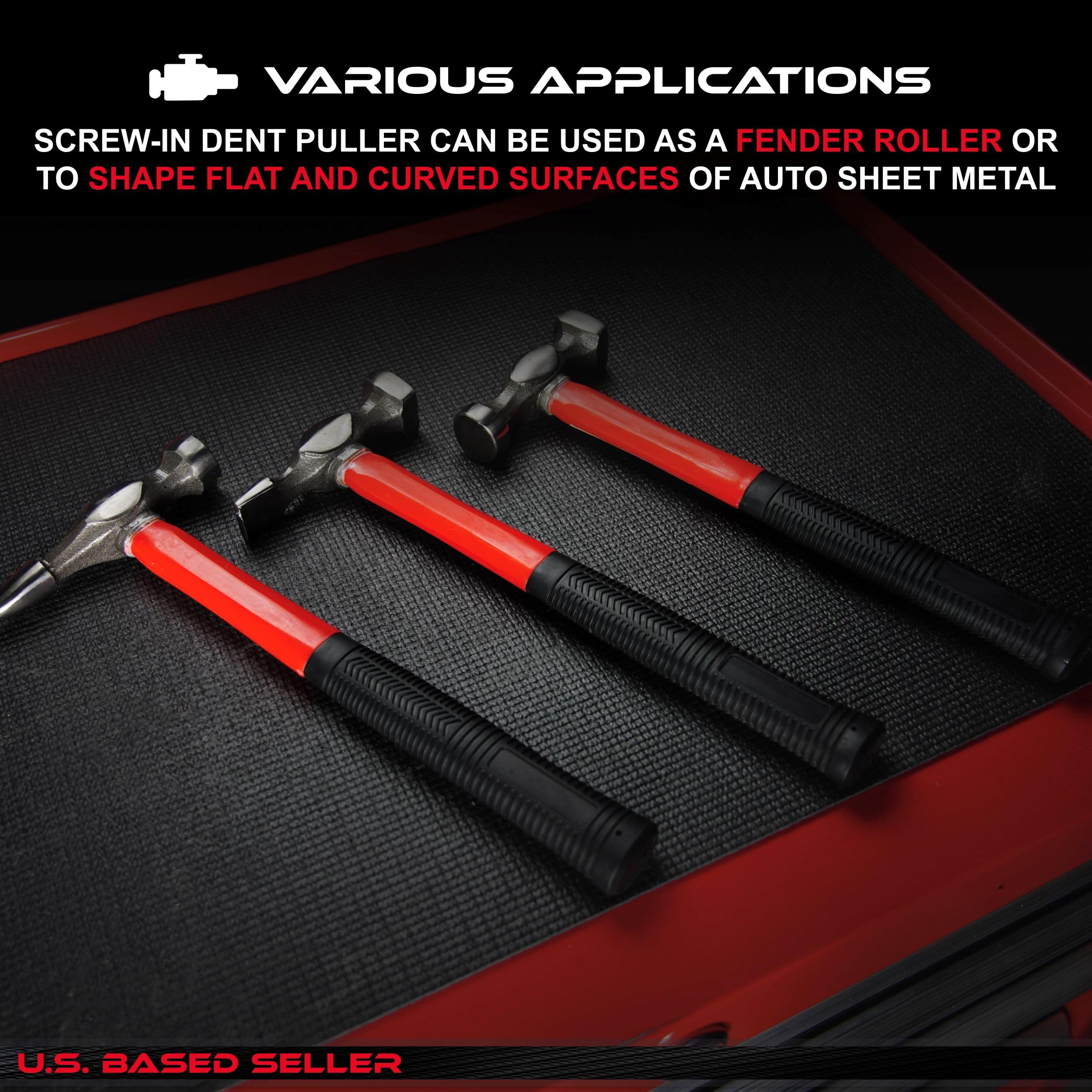 Snapklik.com : ABN Auto Body Shaping And Forming Repair 7-Piece Kit ...