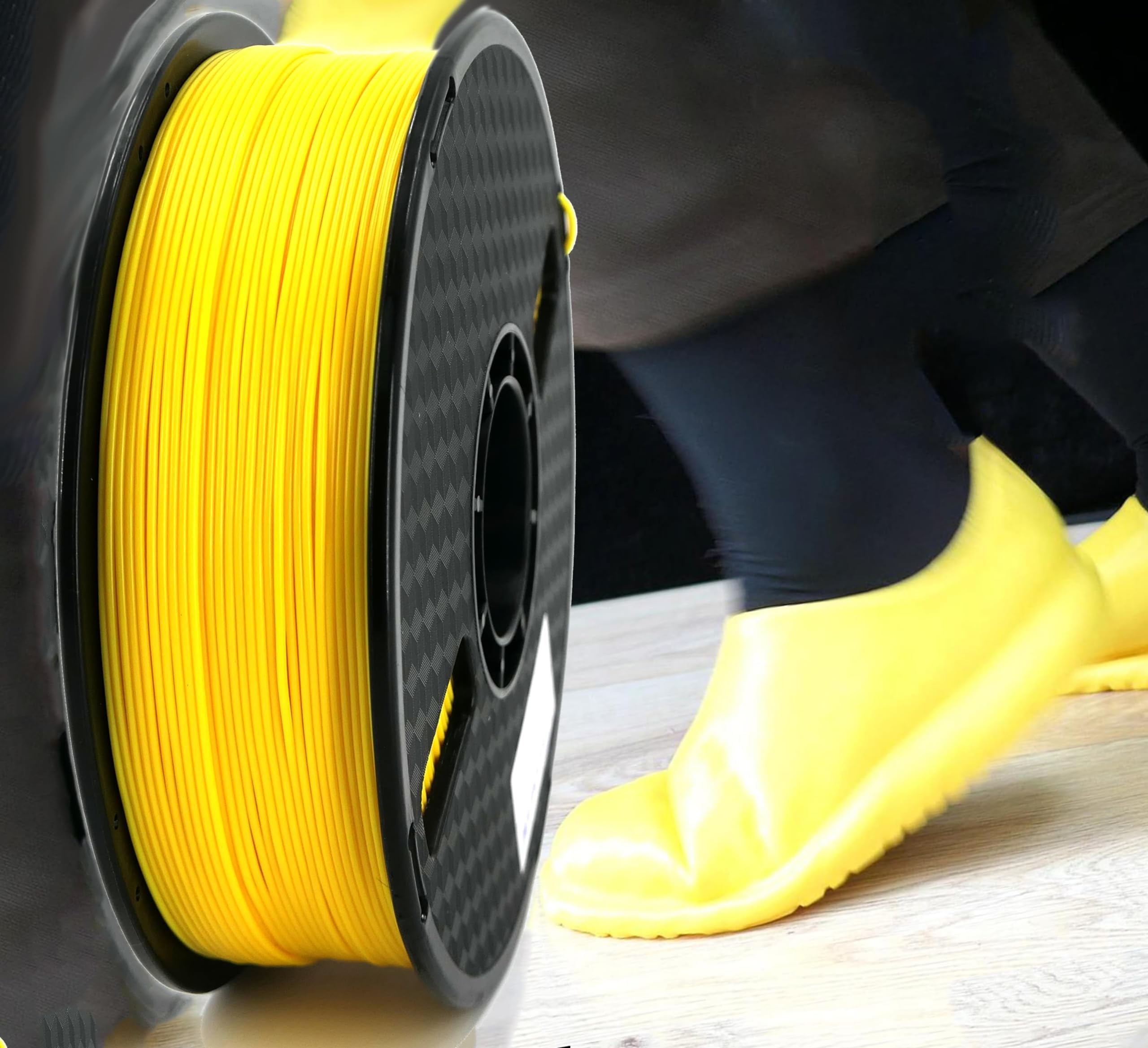 Amazon.com: WISDREAM Yellow Flexible Filament 2.0, Moisture-Activated ...