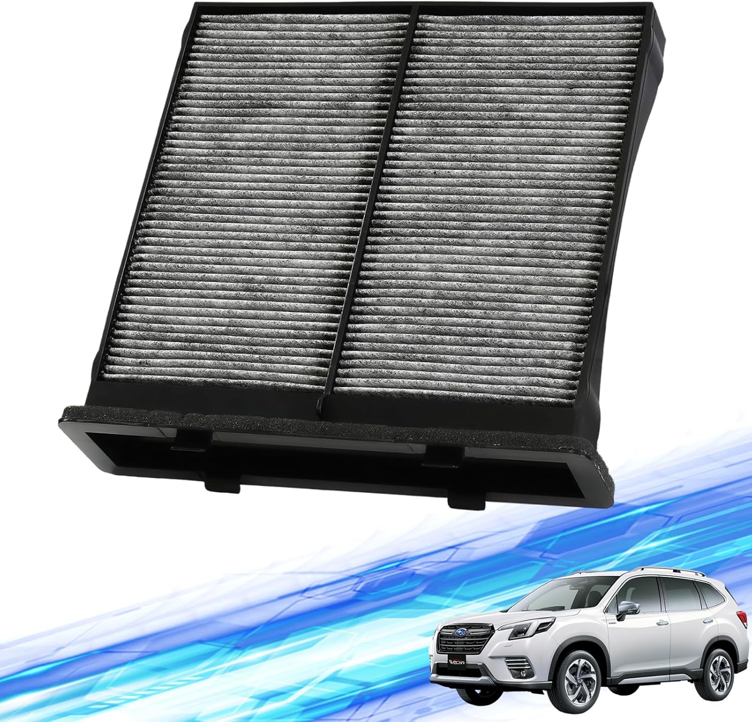 Amazon.co.jp: スバル フォレスター(HYBRID) SK 2018.5- 参考品番 X7288-FL000 エアコン フィルター 活性炭入り PM2.5対応 脱臭 抗菌 防カビ ...