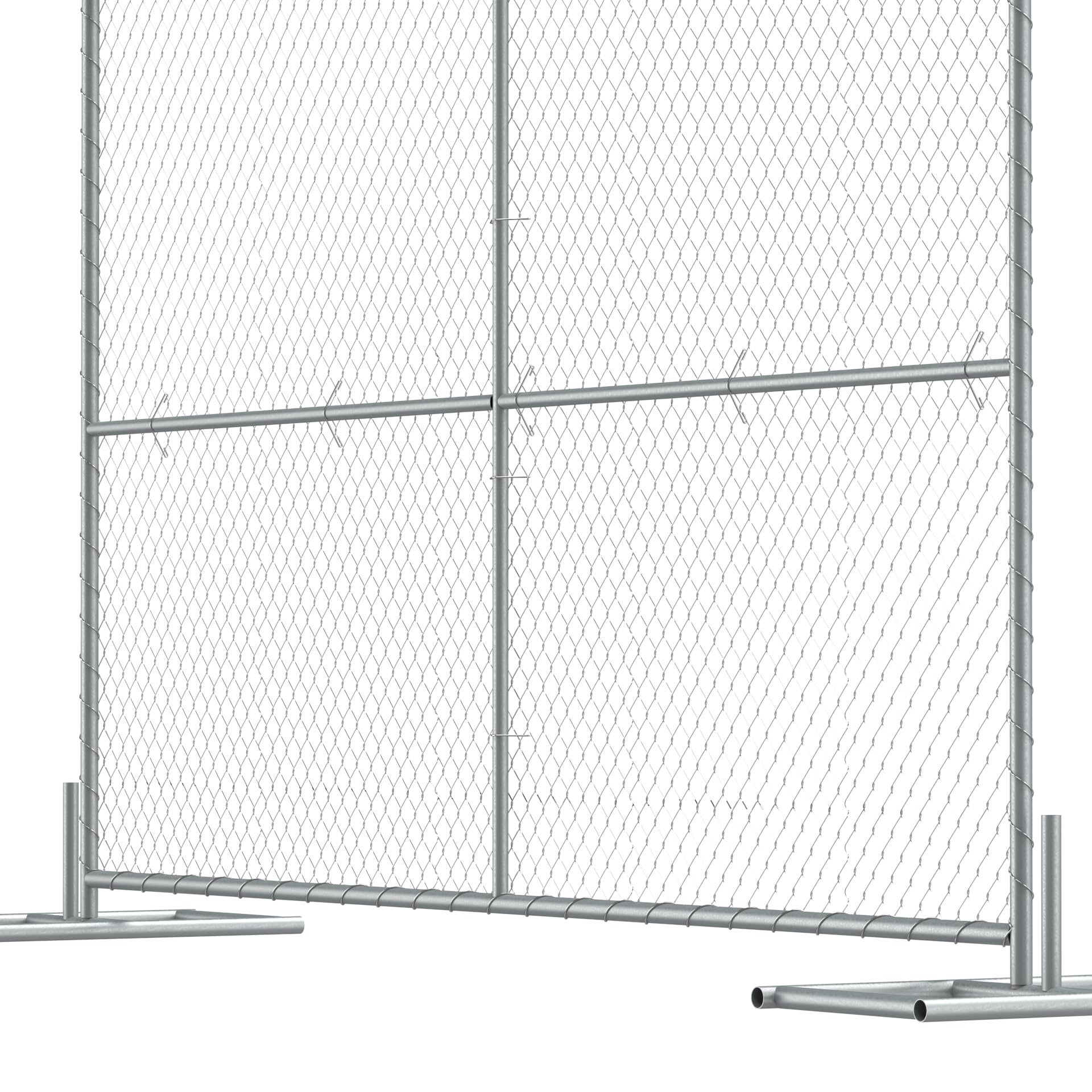 Amazon.com: Crowd Control Warehouse Chain Fence Panel - Heavy-Duty ...
