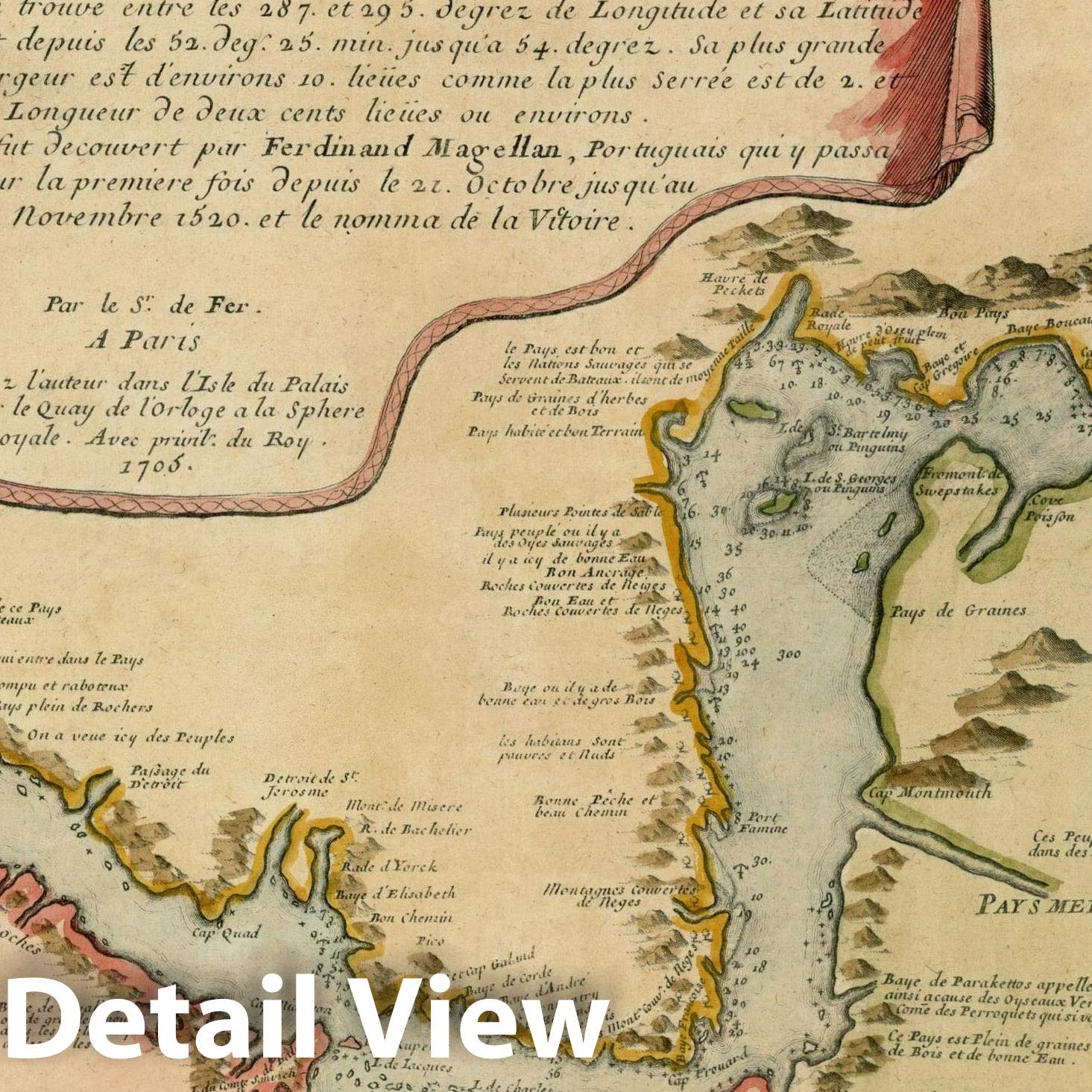 Ferdinand Magellan Old Maps