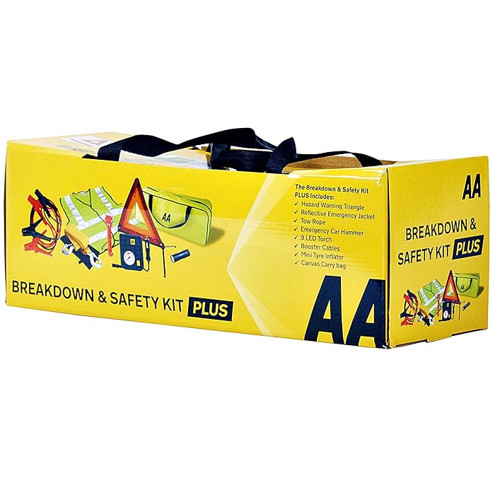 Buy AA Vehicle Breakdown Safety Kit Plus AA5618 – Tyre Inflator ...