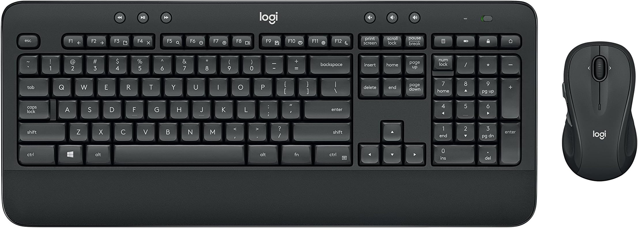 Amazon.com: Logitech MK545 Advanced Wireless Keyboard and Mouse Combo ...