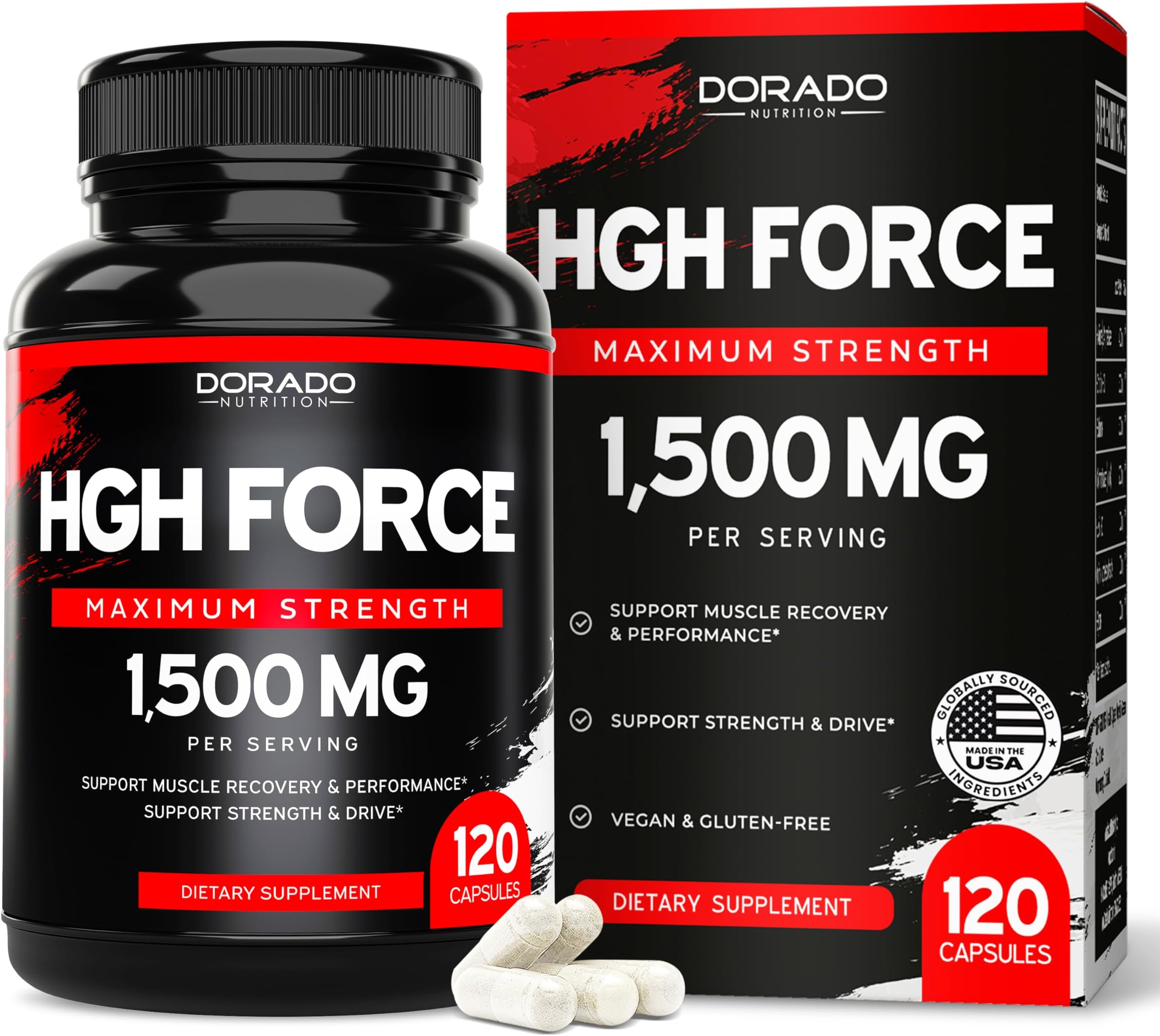 Amazon.com: HGH Supplements for Men & Women (120 Count) 1500mg Support ...