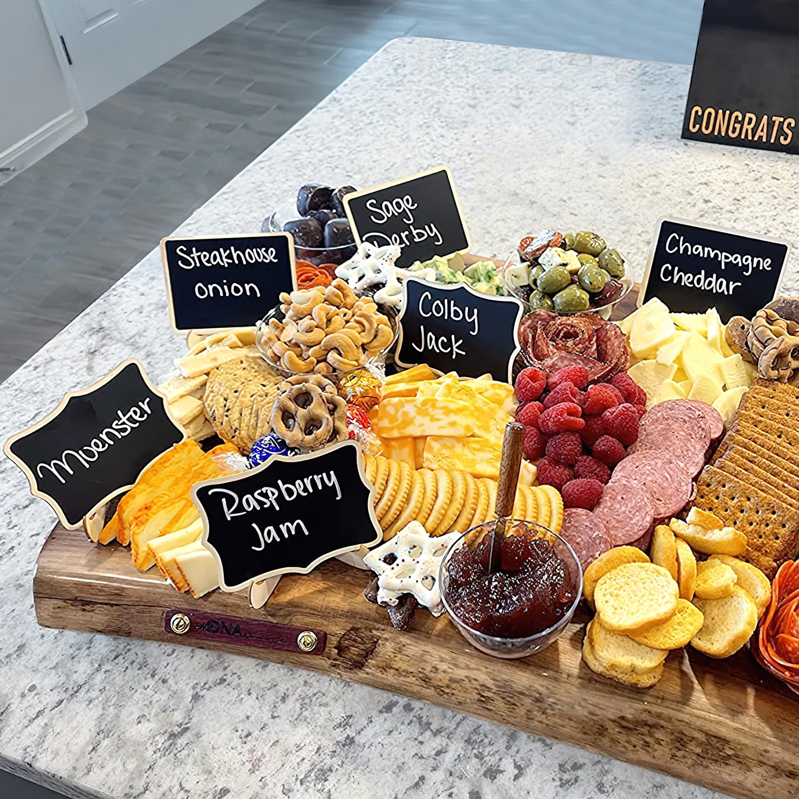 Snapklik.com : Mini Chalkboard Signs For Chalk Sign For Food - Party ...