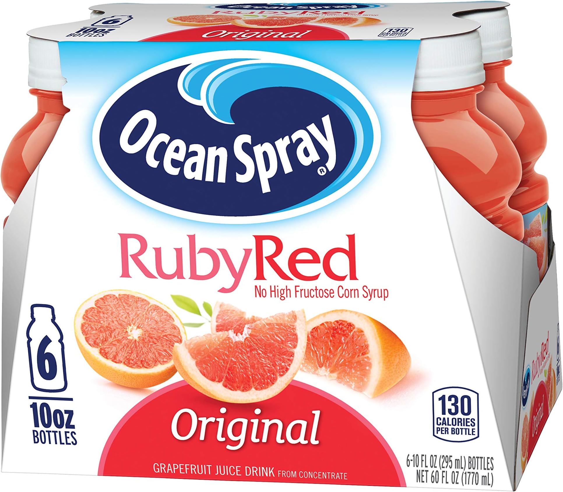Amazon.com : Ocean Spray 100% Orange Juice Mixer Bottle, 32 Fl Oz (Pack ...