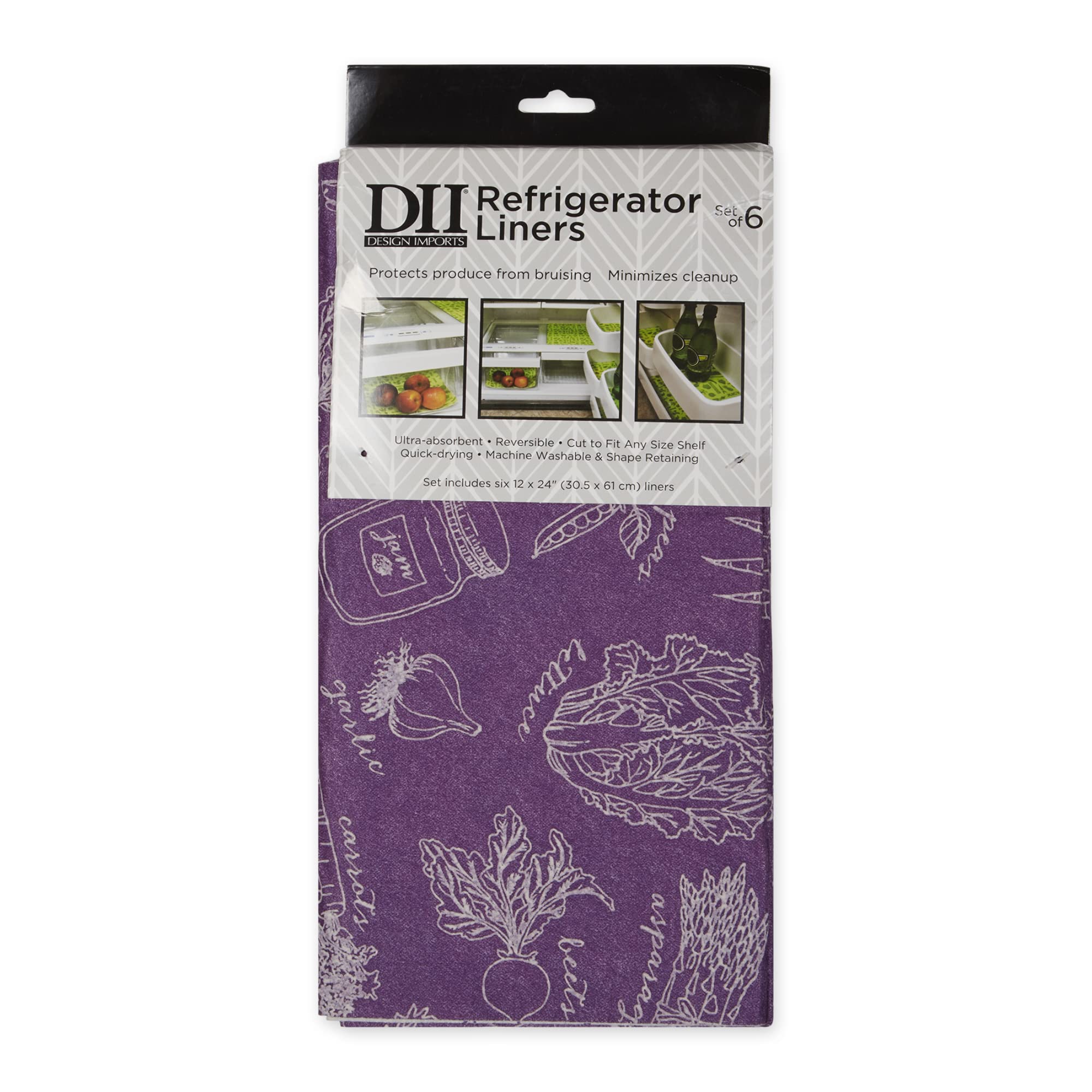 Snapklik.com : DII Fridge Liner Collection Non-Adhesive