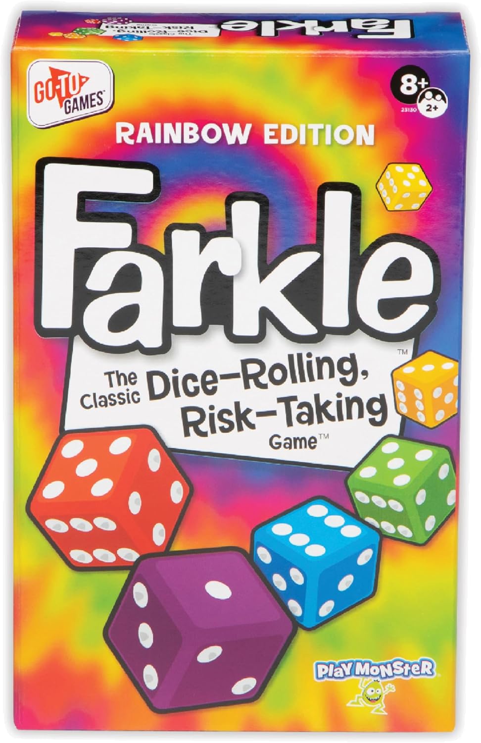 Amazon.com: Farkle Classic Dice Game – Rainbow Kids Games, Dice Games ...