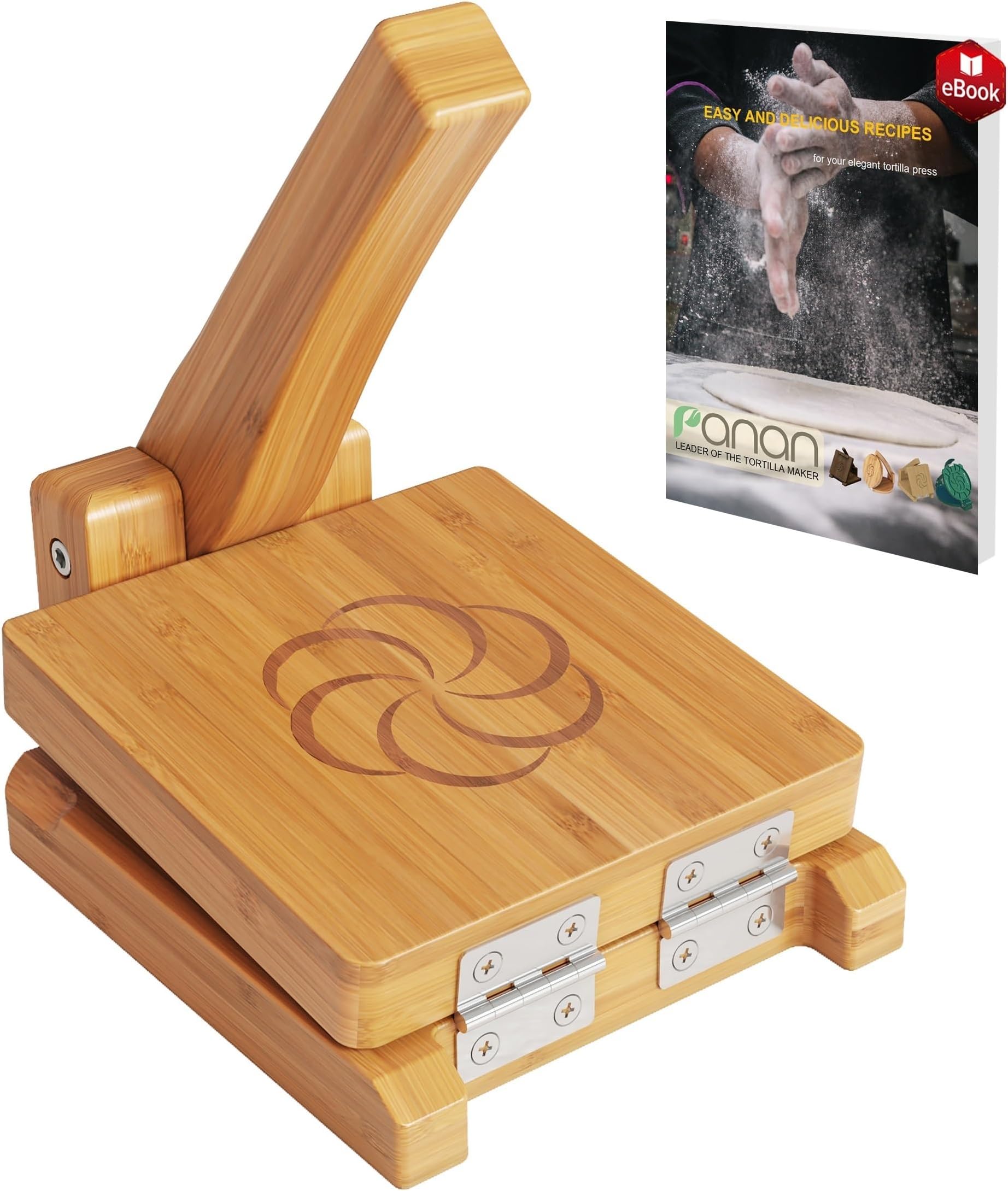 Amazon.com: Buxetty Wooden Tortilla Press - Roti Maker - bio Wooden ...