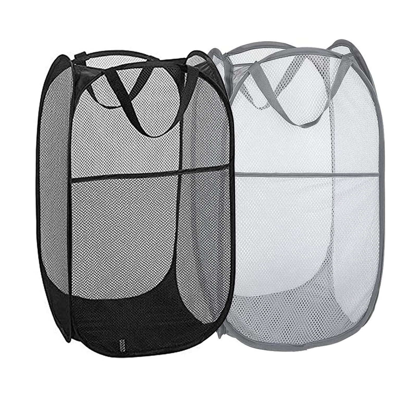 Amazon.com: Buenod Pop Up Laundry Hampers, Collapsible Mesh Laundry ...