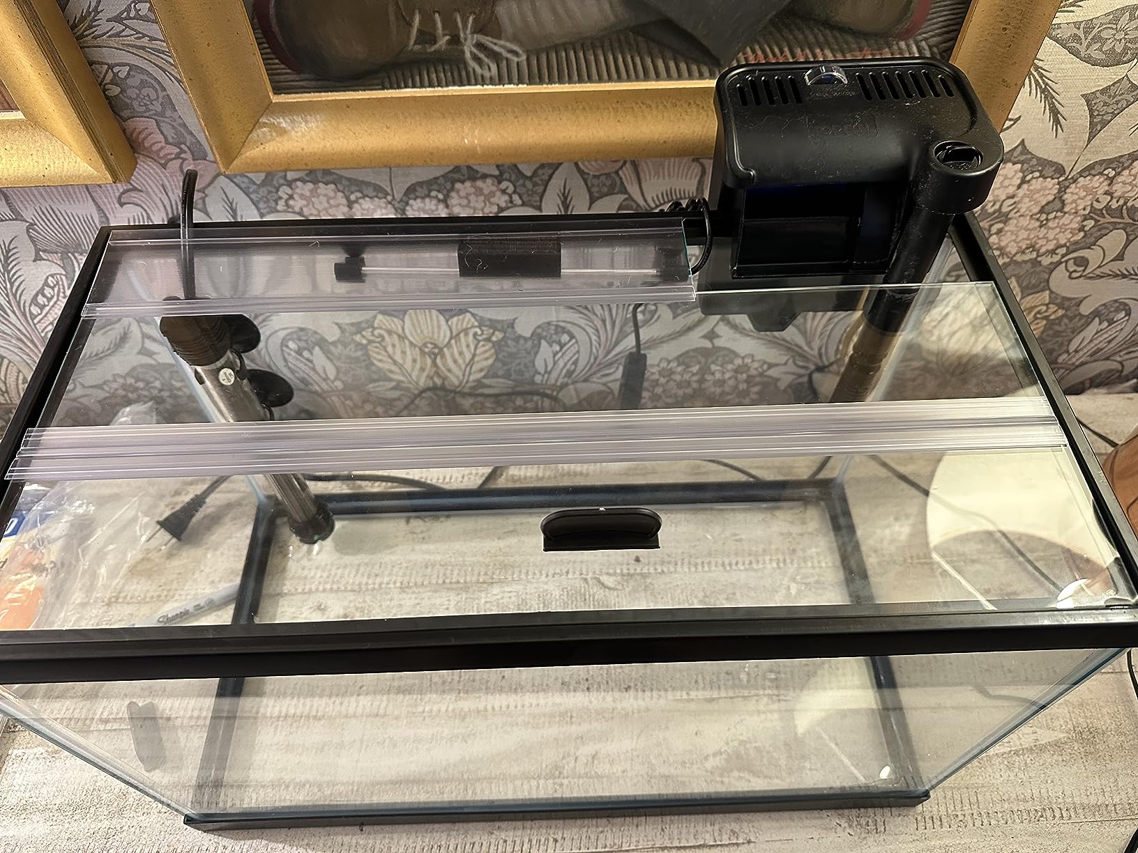 $6/mo - Finance H2Pro 20" Glass Canopy 10 Gallon Aquarium Fish Tank (19 ...