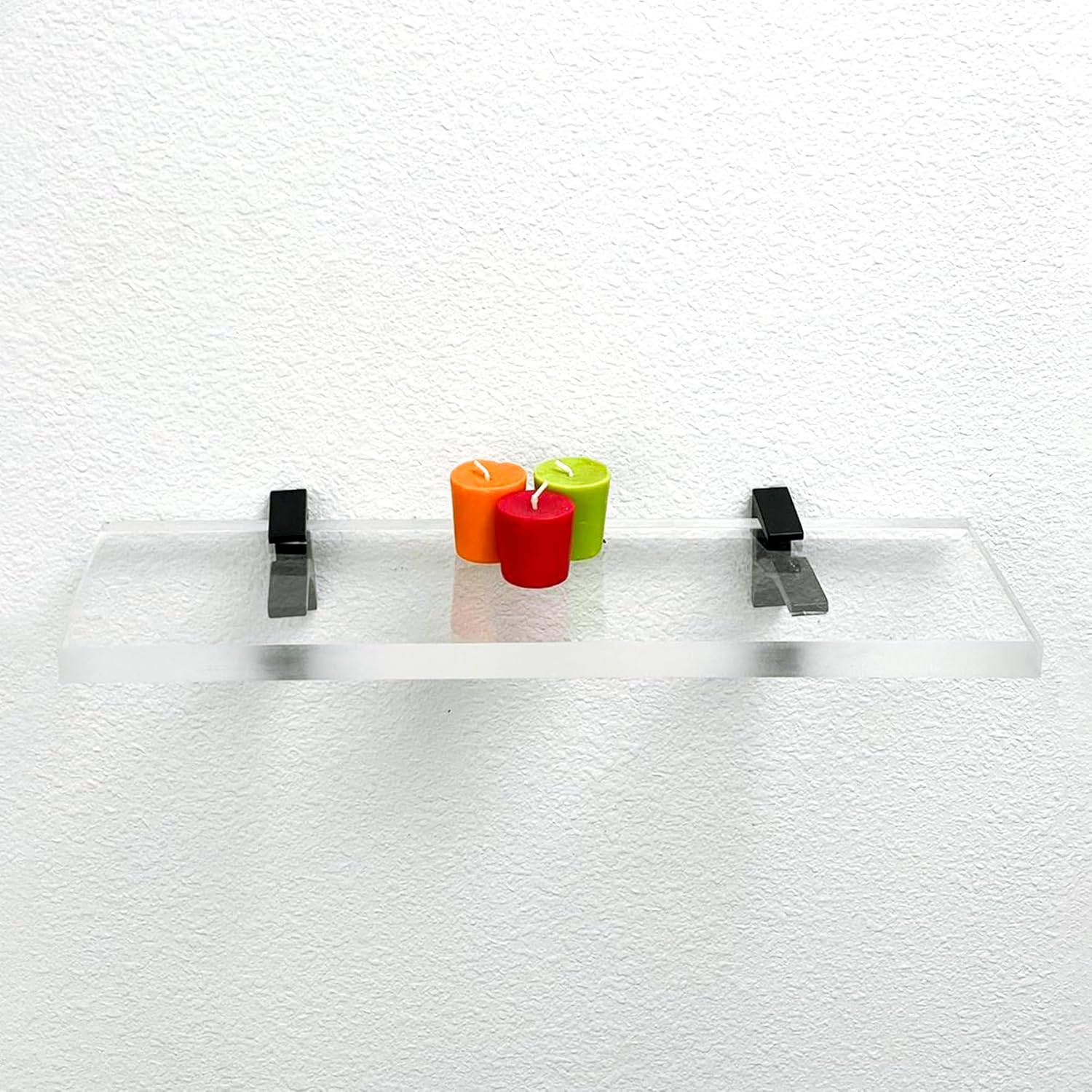 Amazon.com: Clear Acrylic Shelves for Wall Storage, 6" W X 36" L, 3/4 ...