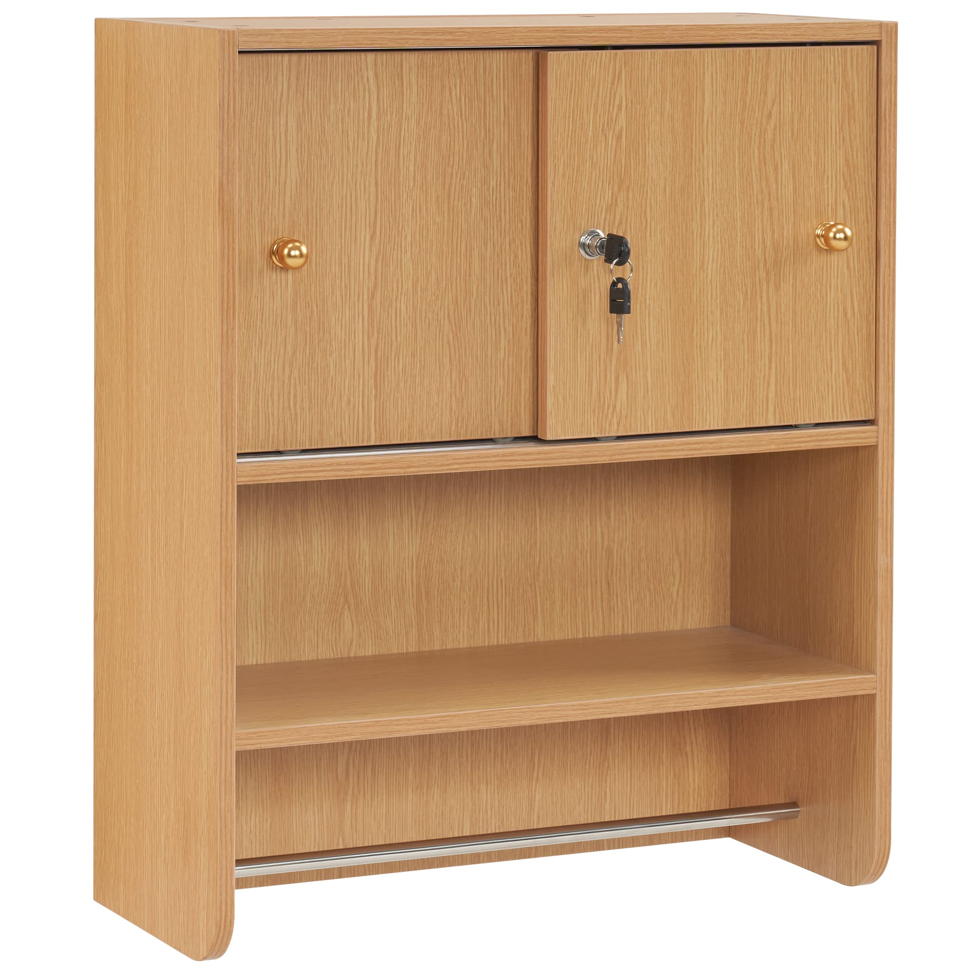 Amazon.com: BarberPub Wall Mounted Styling Station Storage Cabinet with ...
