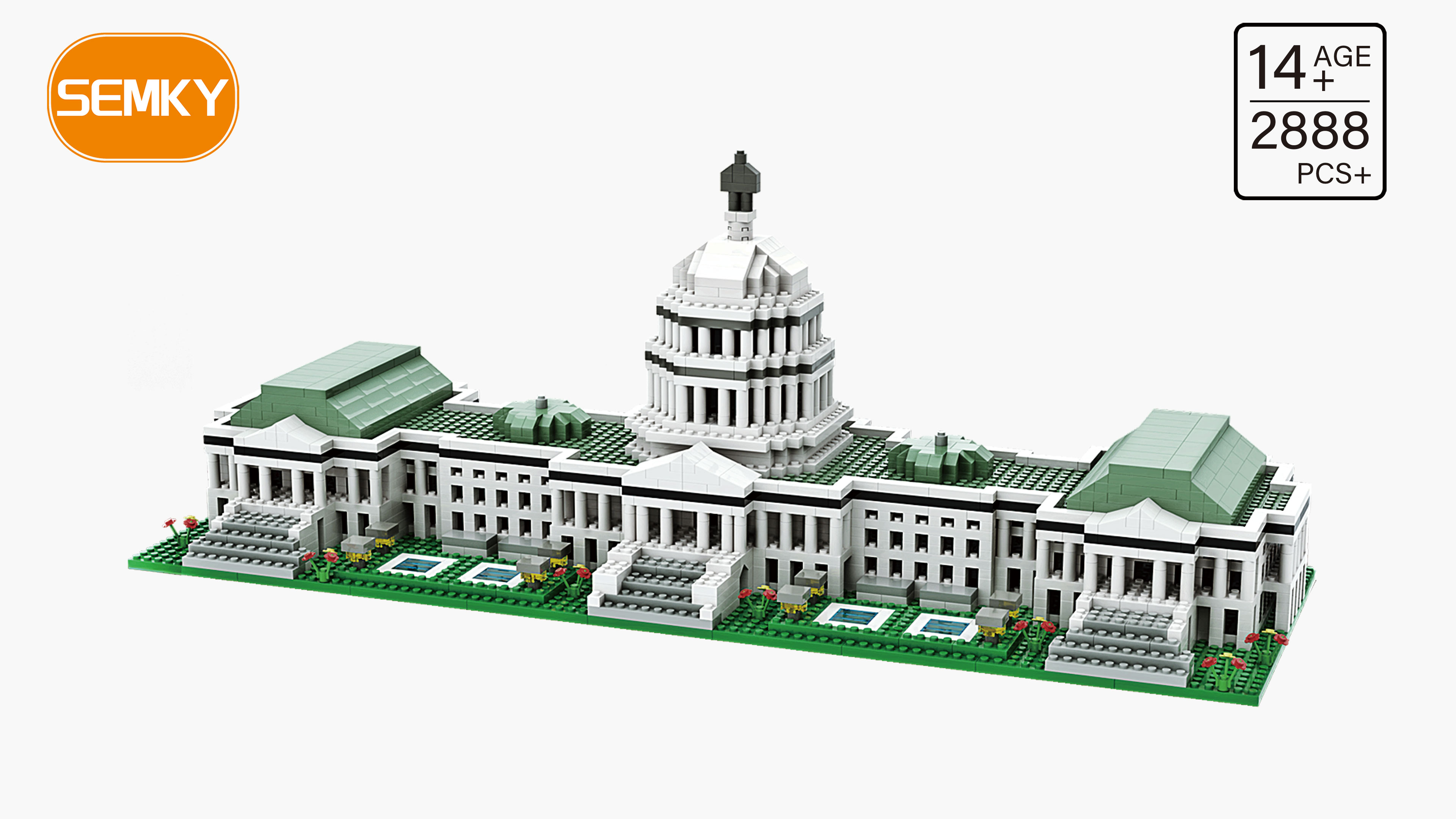 Watch SEMKY Capitol Building Micro Mini Blocks on Amazon Live