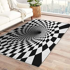 Amazon.com: 3D Vortex Optical Illusion Rug & Home Decor - Front Door ...