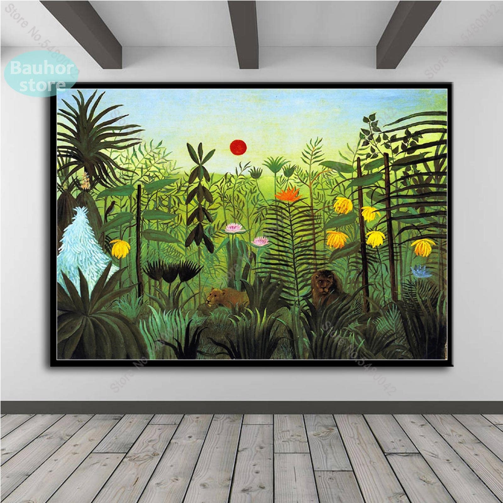 Henri Rousseau Jungle