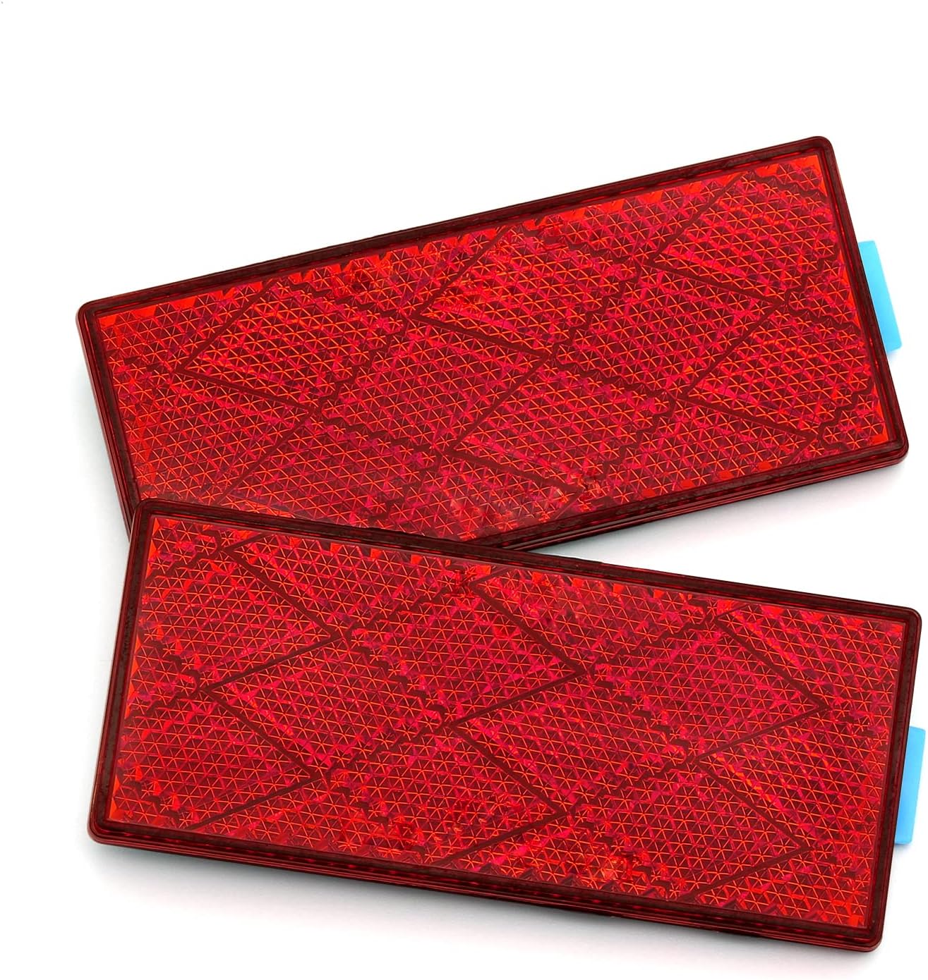 Amazon.com: AUTUT Car Reflective Sticker Stick-On Red Warning Safety ...