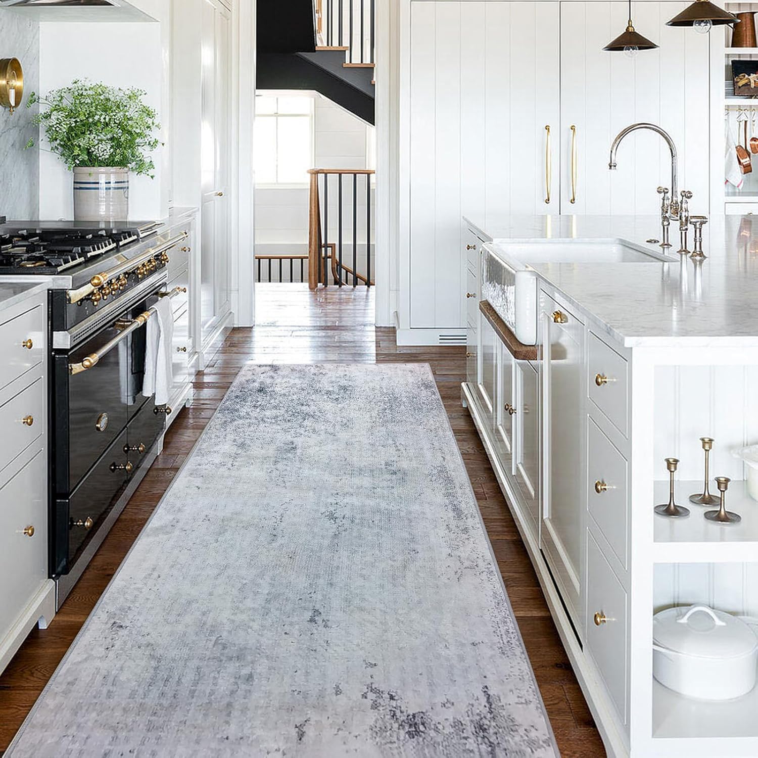 Cinknots Carpet Runners Hallways Long Kitchen Runner Rug Non-Slip ...