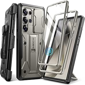 Amazon.com: TONGATE for Samsung Galaxy S24 Ultra Case, [Built-in Slide Camera Cover & Screen ...