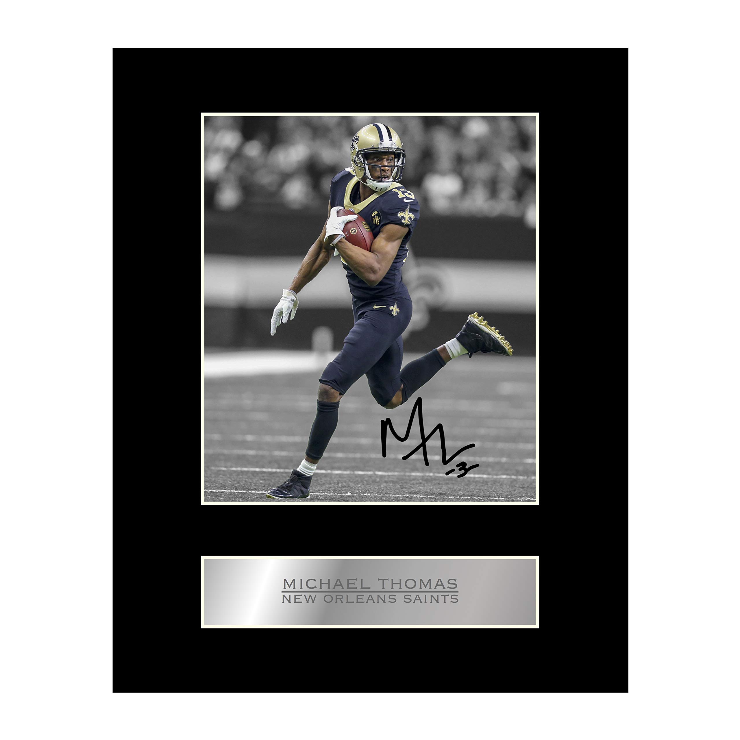 Amazon.com: iconic pics Michael Thomas Signed Mounted Photo Display New ...