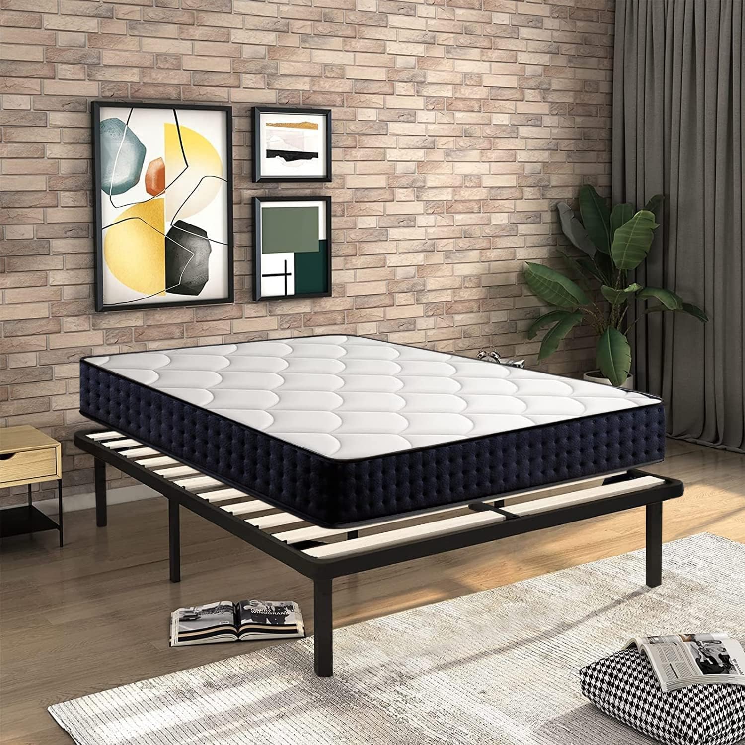 IZTOSS Ensemble (Matelas 140x190x26cm, Matelas + Sommier) : Amazon.fr ...