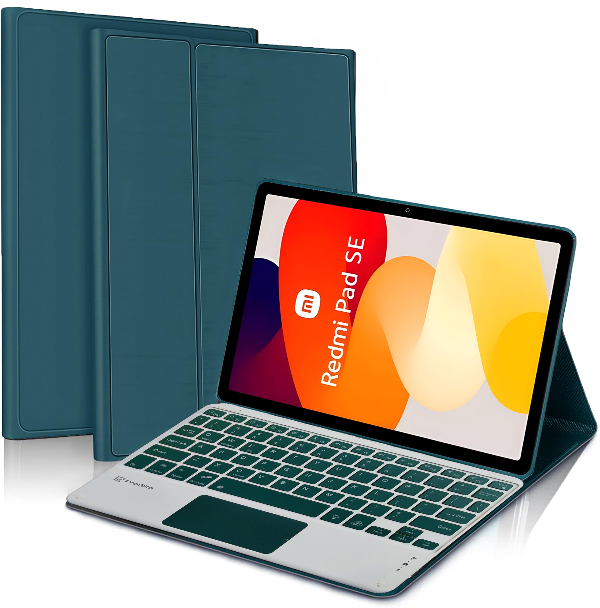 ProElite TouchPad Keyboard case for Redmi Pad SE 11 inch, Magnetic ...