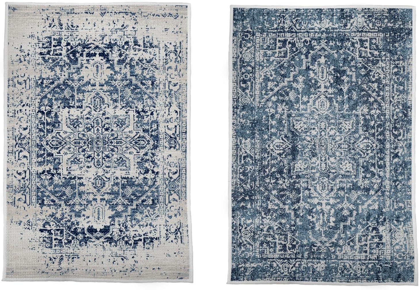 Amazon.com: Qeheb Boho Vintage Boho Navy Blue Kitchen Towels Decorative ...