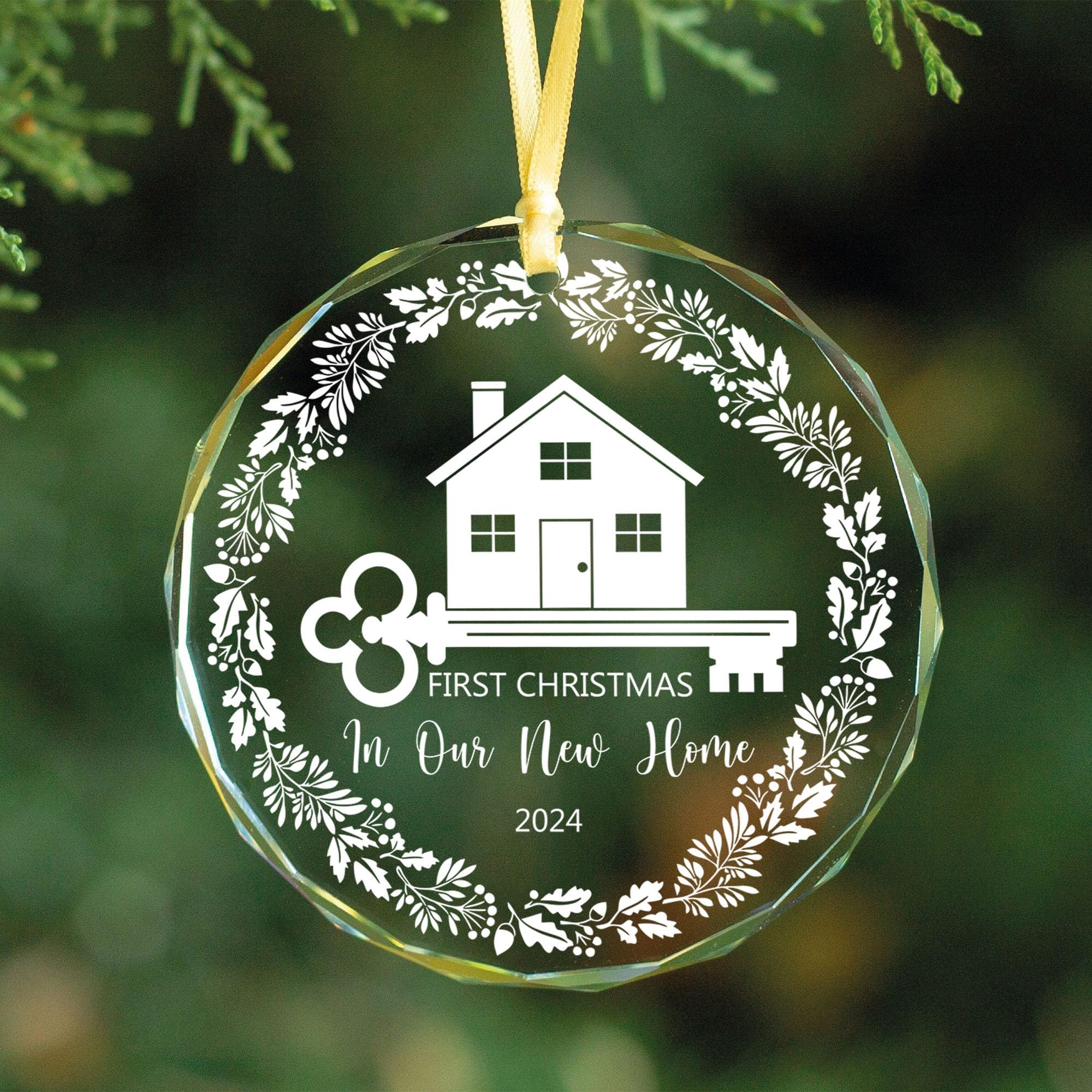 Amazon.com: Our First Home Christmas Tree Ornament - Our New House ...