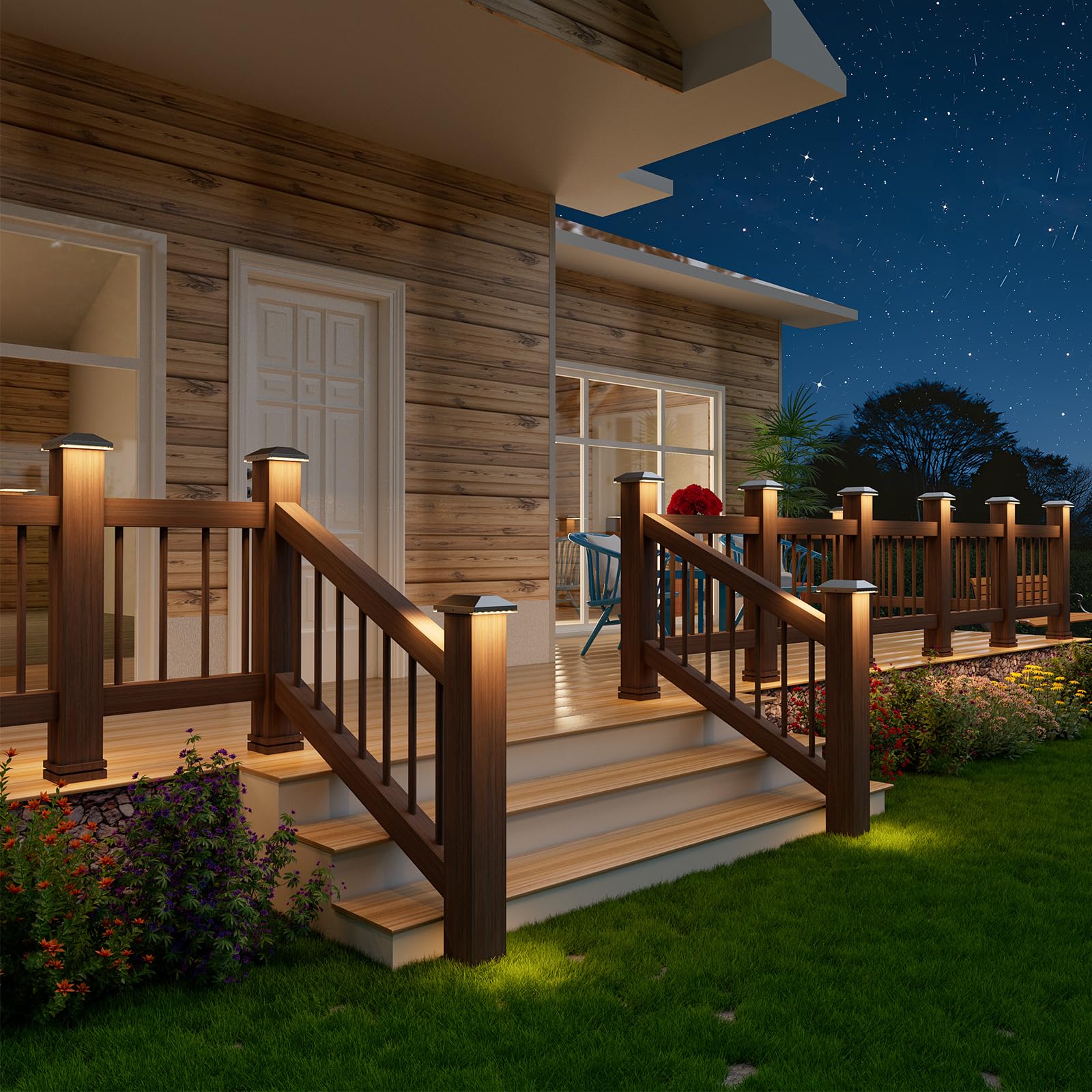 Deck Post Lighting Ideas