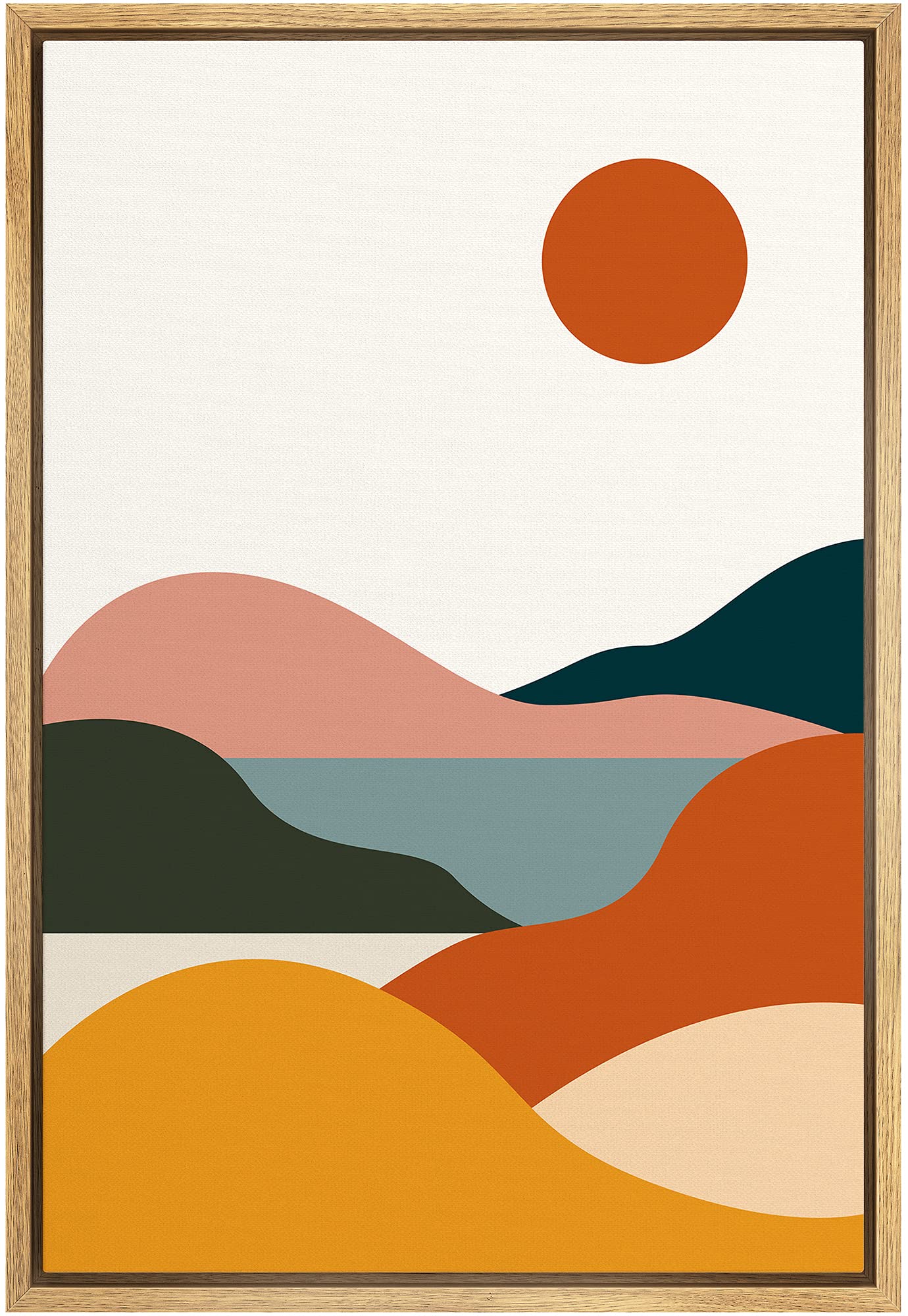 Geometric Landscape Painting