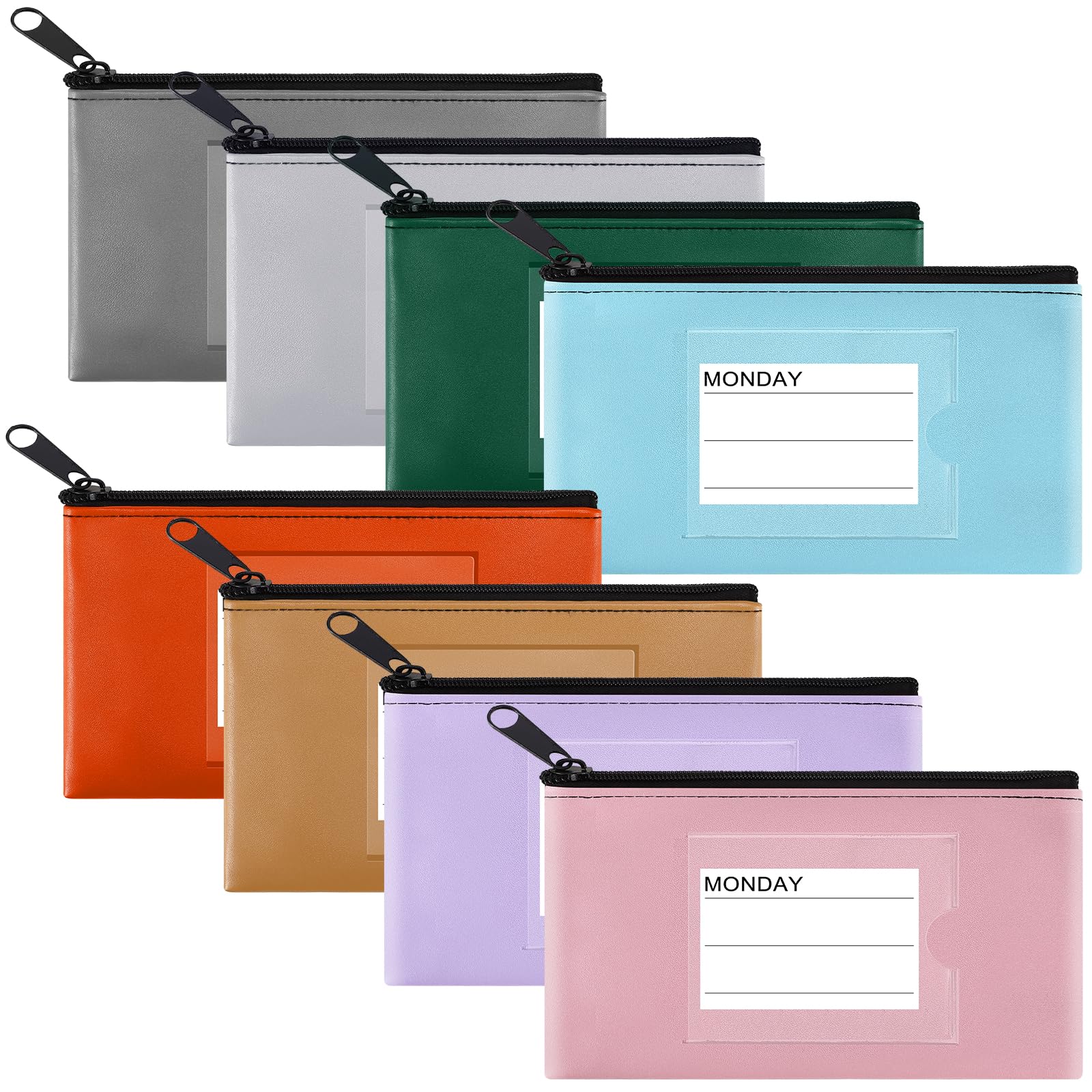 Amazon.com: Sinzip 8 Pack Bank Deposit Money Bag, Heavy Duty ...