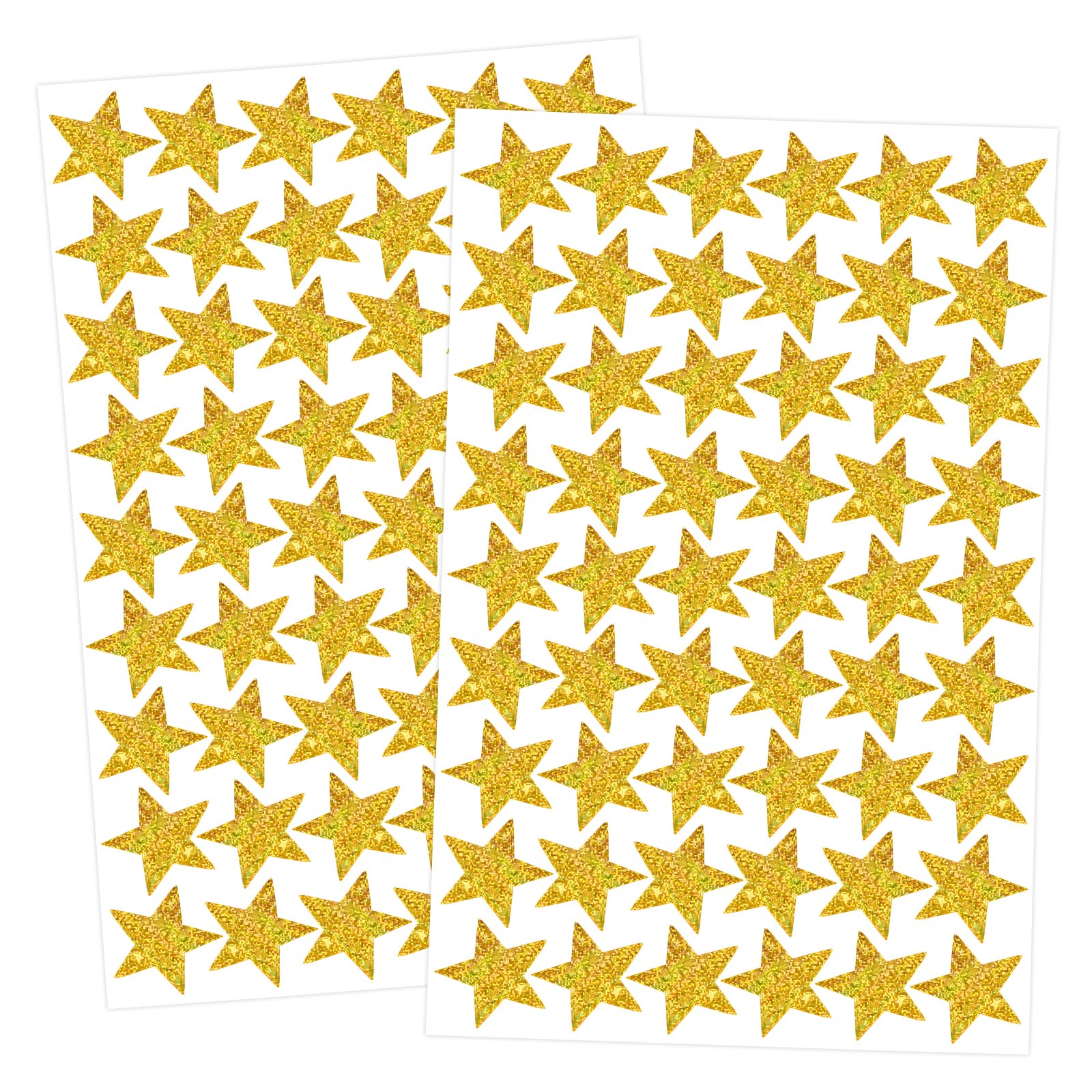 Snapklik.com : Gold Star Stickers - 1620PCS Holographic Foil Gold Stars ...