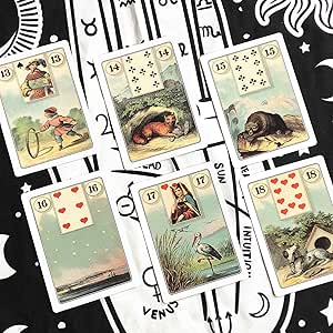 Amazon.com: Laura Tuan Lenormand Oracle Vintage Lenormand Oracle Non ...