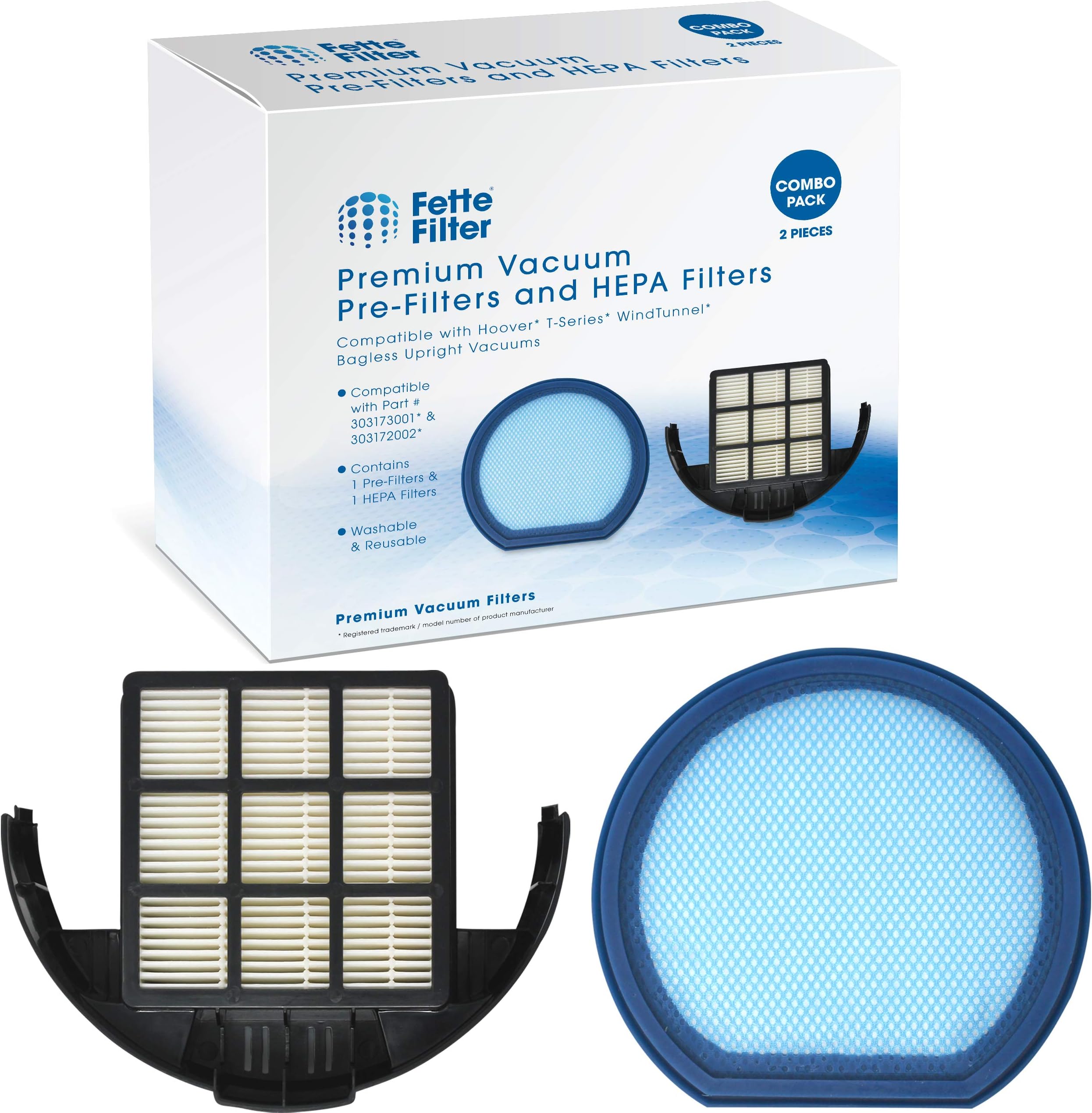 Amazon.com - Vacuum Filter Kit Compatible with Hoover T-Series and ...