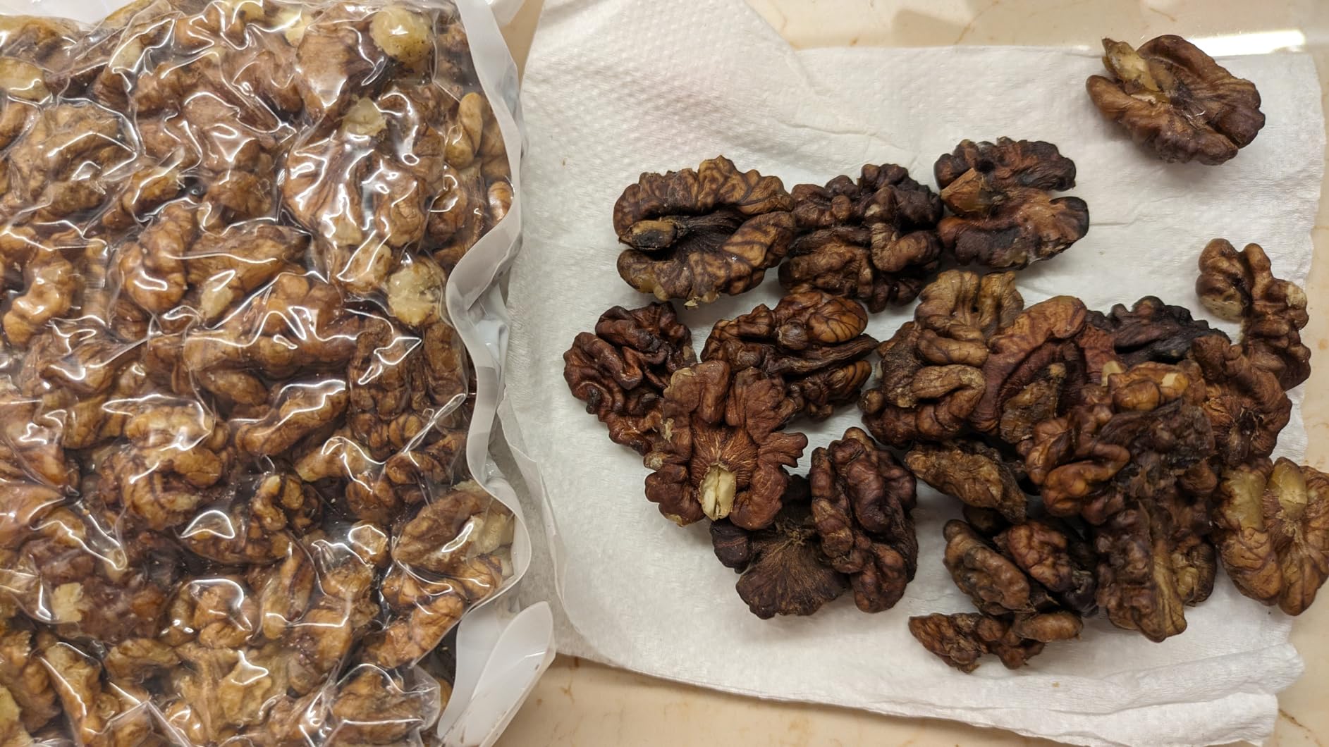 PYRAMID TRADERS Kashmiri Walnut Kernel | Brown 2 Piece | Walnut without ...