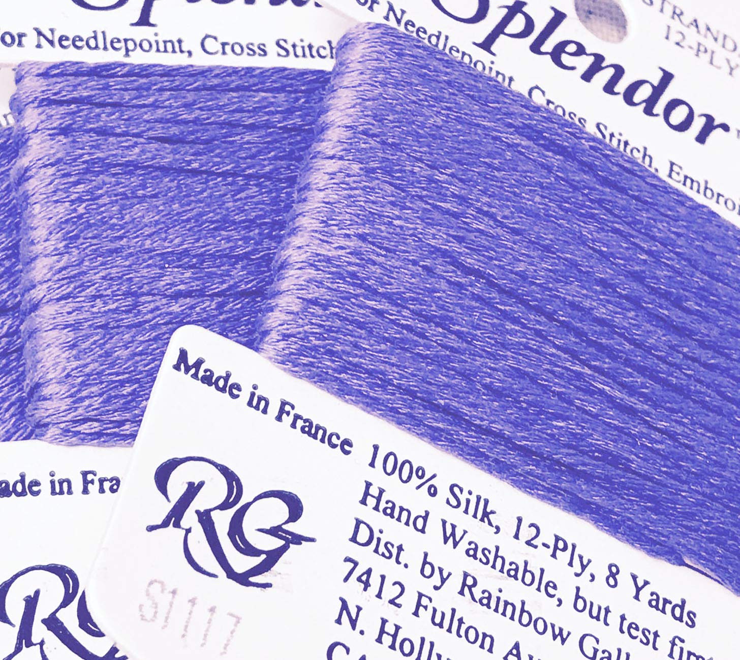 Iris Thread Color Chart Silk & Ivory (Color # 01 79) Needlepoint