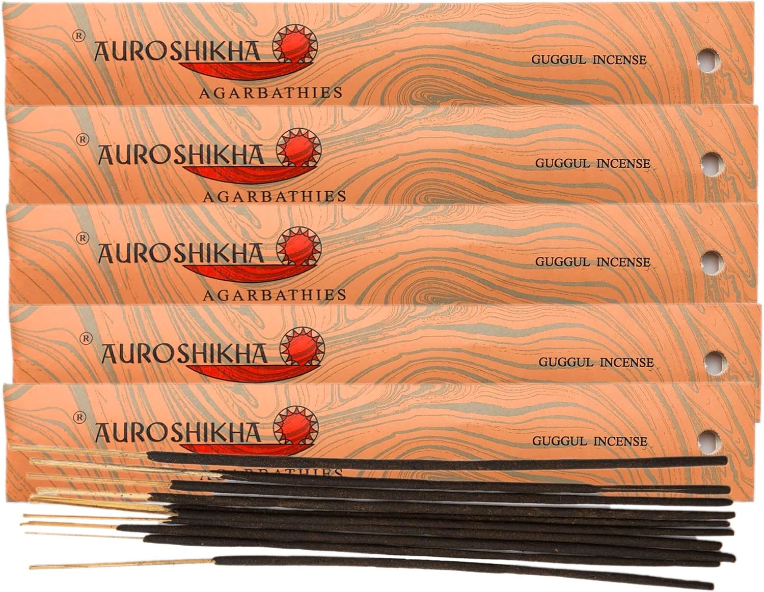 Amazon.com: Auroshikha Guggul Incense 10 Sticks (Pack of 5) : Home ...