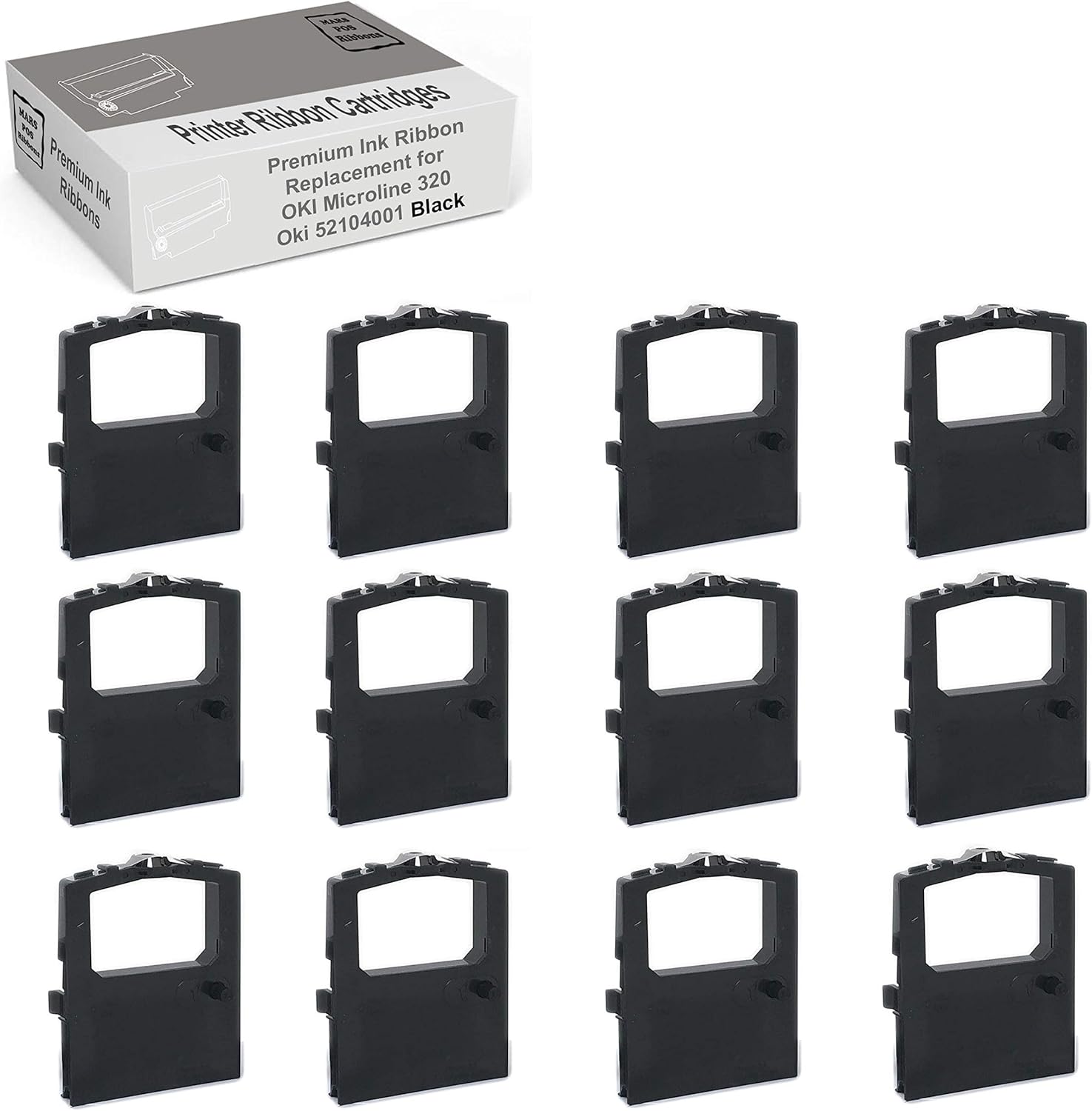 Amazon.com: MARS POS Ribbons Compatible with Oki Microline 320 Turbo ...